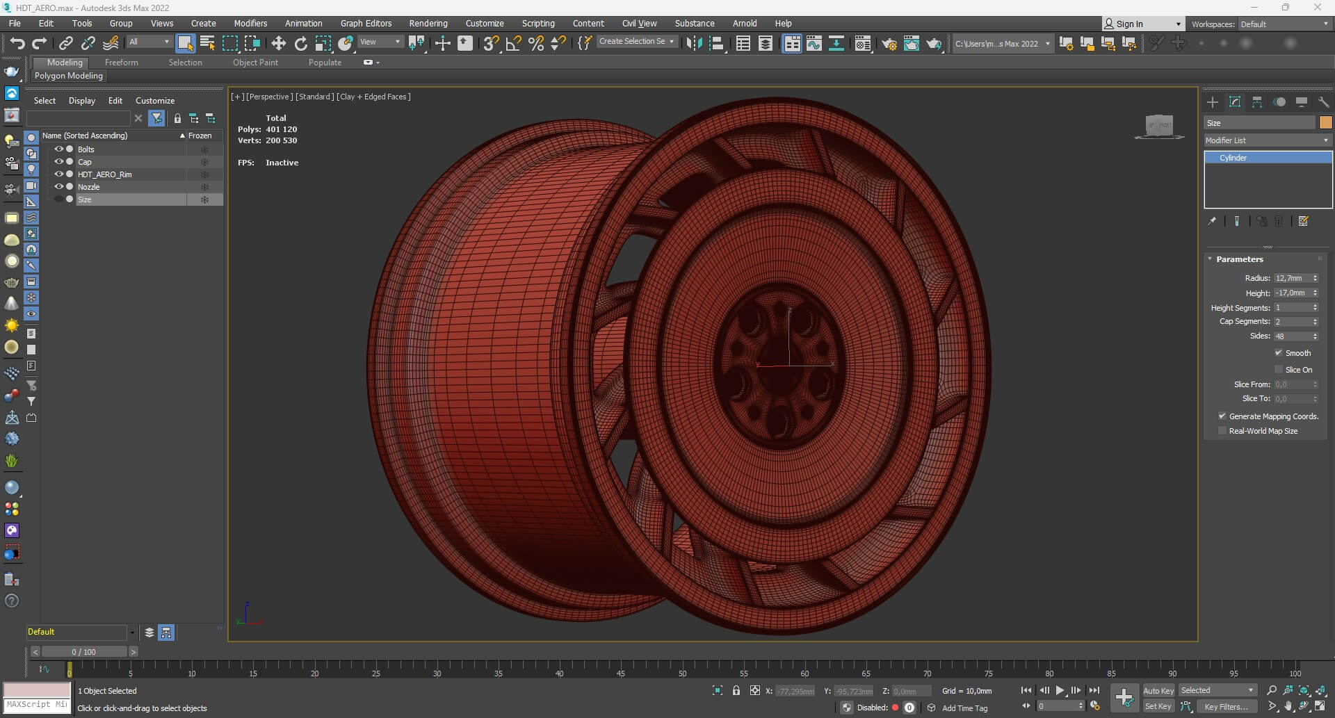 Hdt Aero Rim - 3D Model by bayazoff