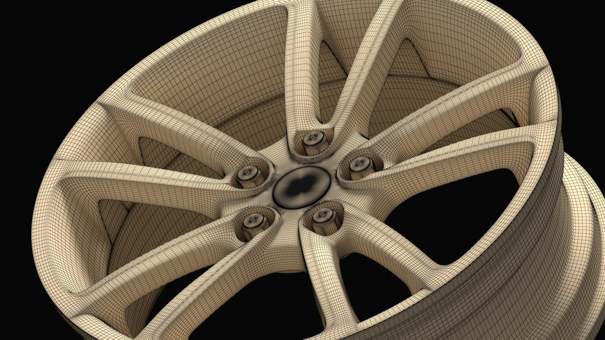 HSV Supersport Wheels - 3D Print Model by bayazoff