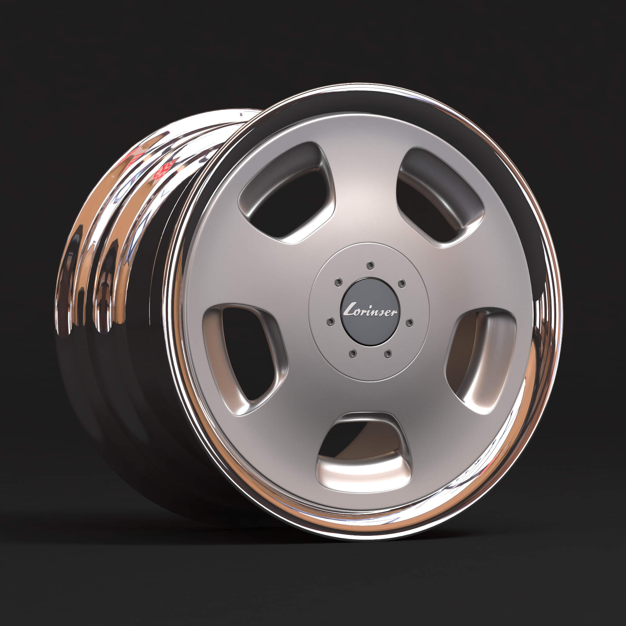 Lorinser RSK3 Rim Printable - 3D Model by bayazoff