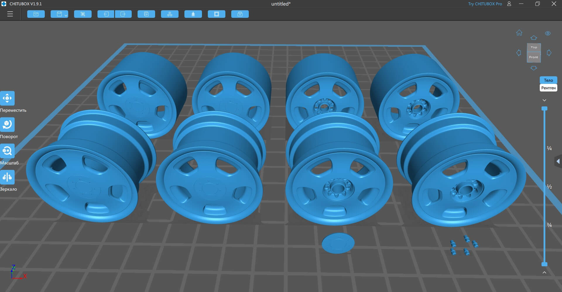 Lorinser RSK3 Rim Printable - 3D Print Model by bayazoff