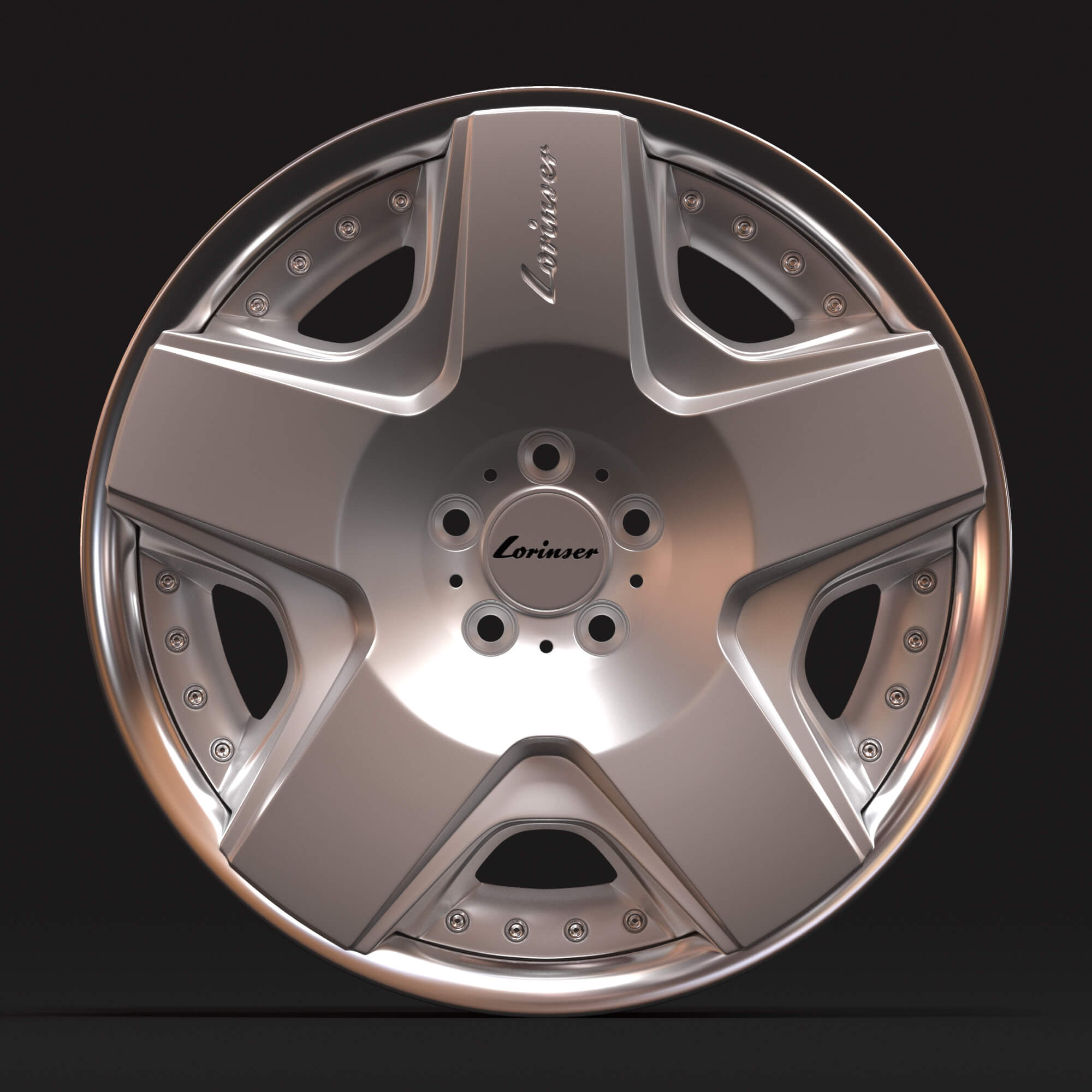 Lorinser RSK6 Wheel - 3D Model by bayazoff