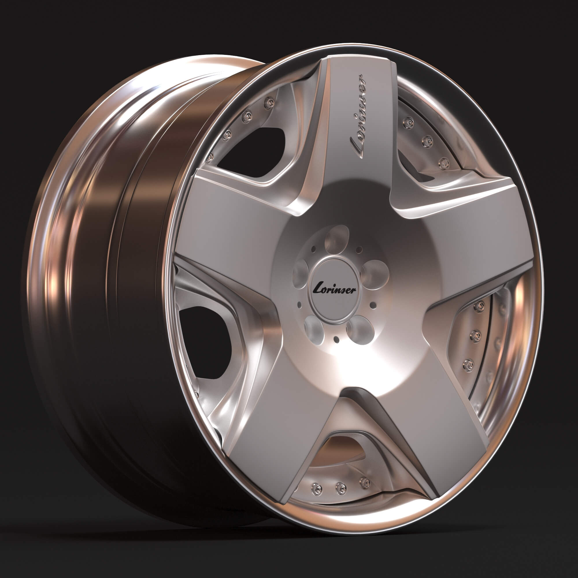 Lorinser RSK6 Wheel - 3D Model by bayazoff