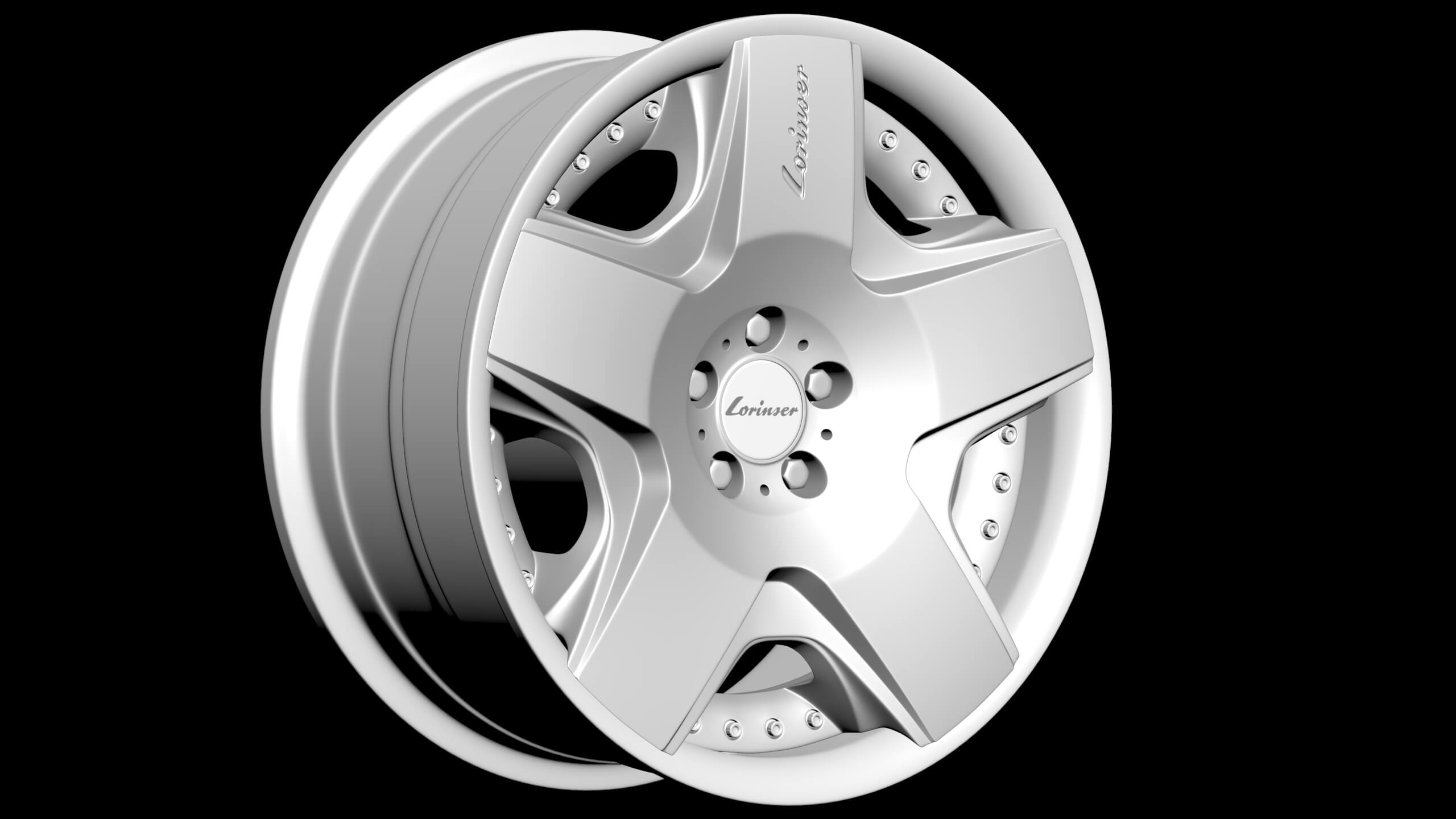 Lorinser RSK6 Wheel - 3D Model by bayazoff