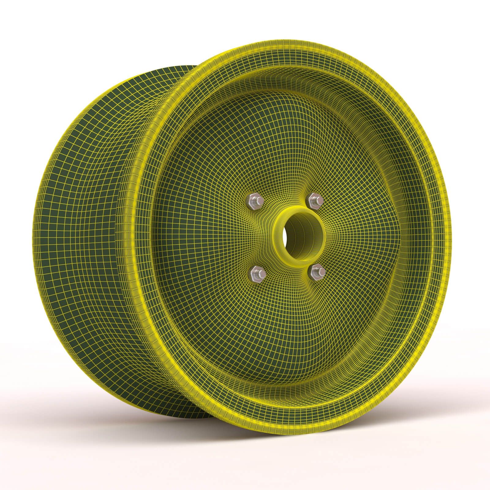 Lotus Wobbly Web Four Bolts Rim - 3D Model by bayazoff