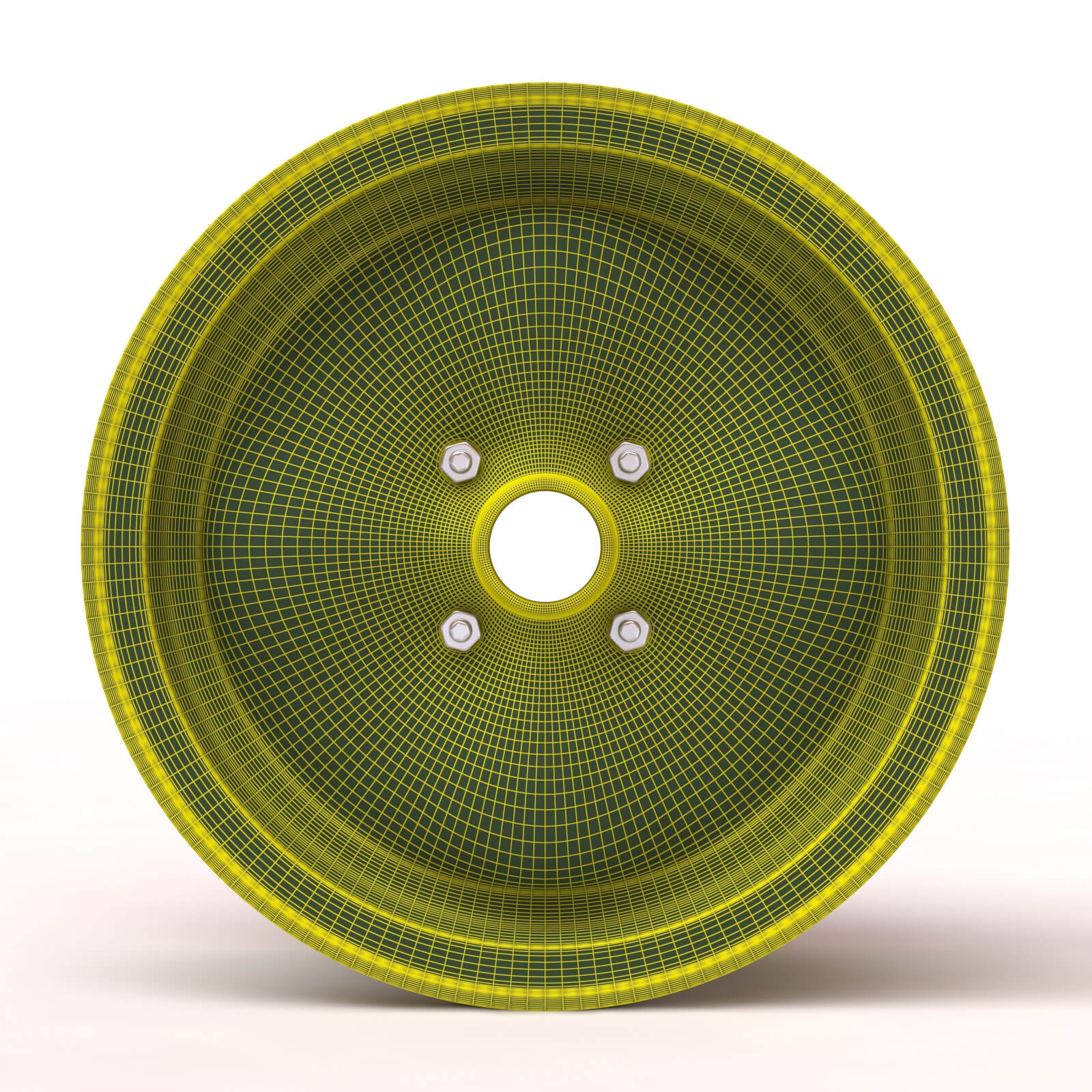 Lotus Wobbly Web Four Bolts Rim - 3D Model by bayazoff