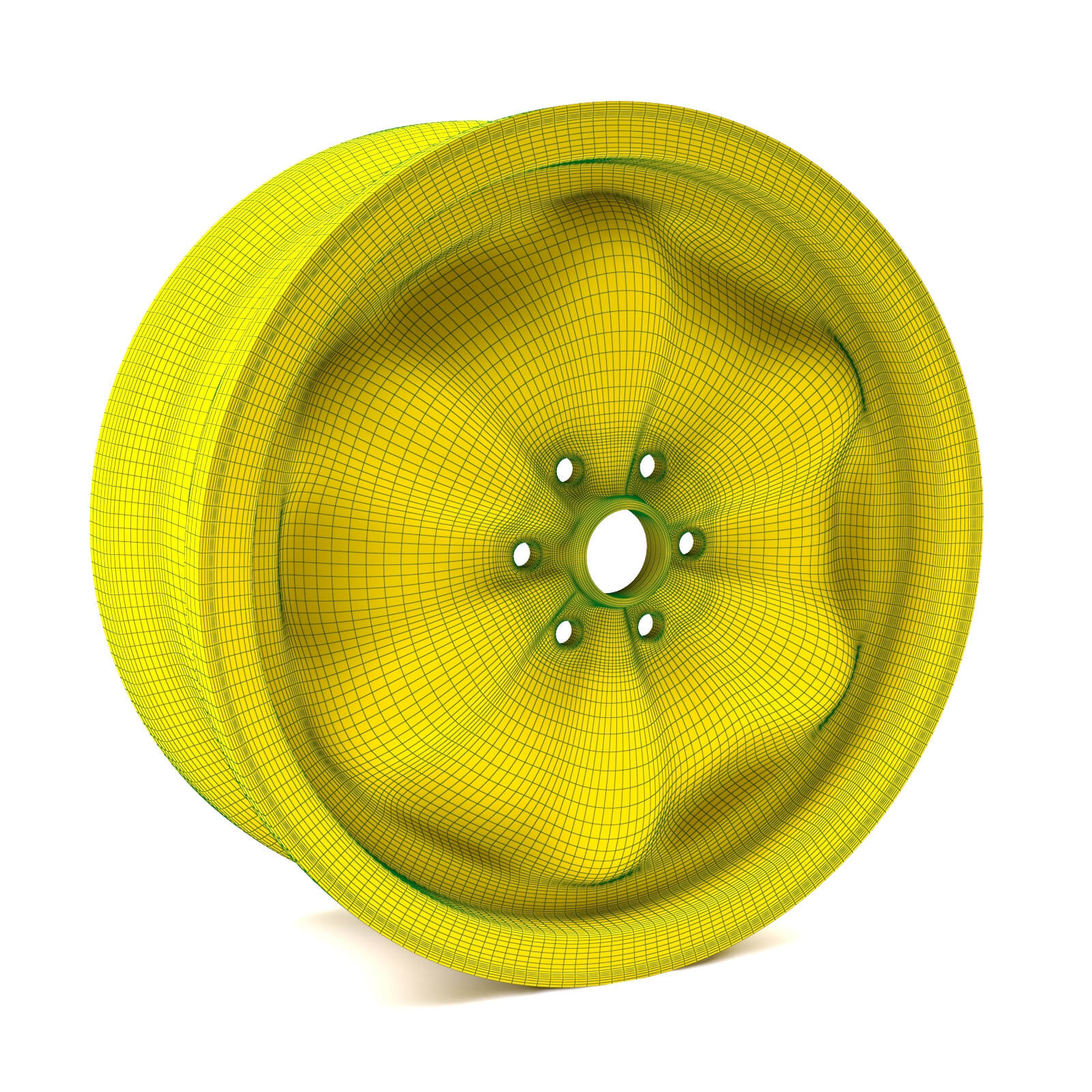 Lotus Wobbly Web Six Bolts Rim - 3D Model by bayazoff