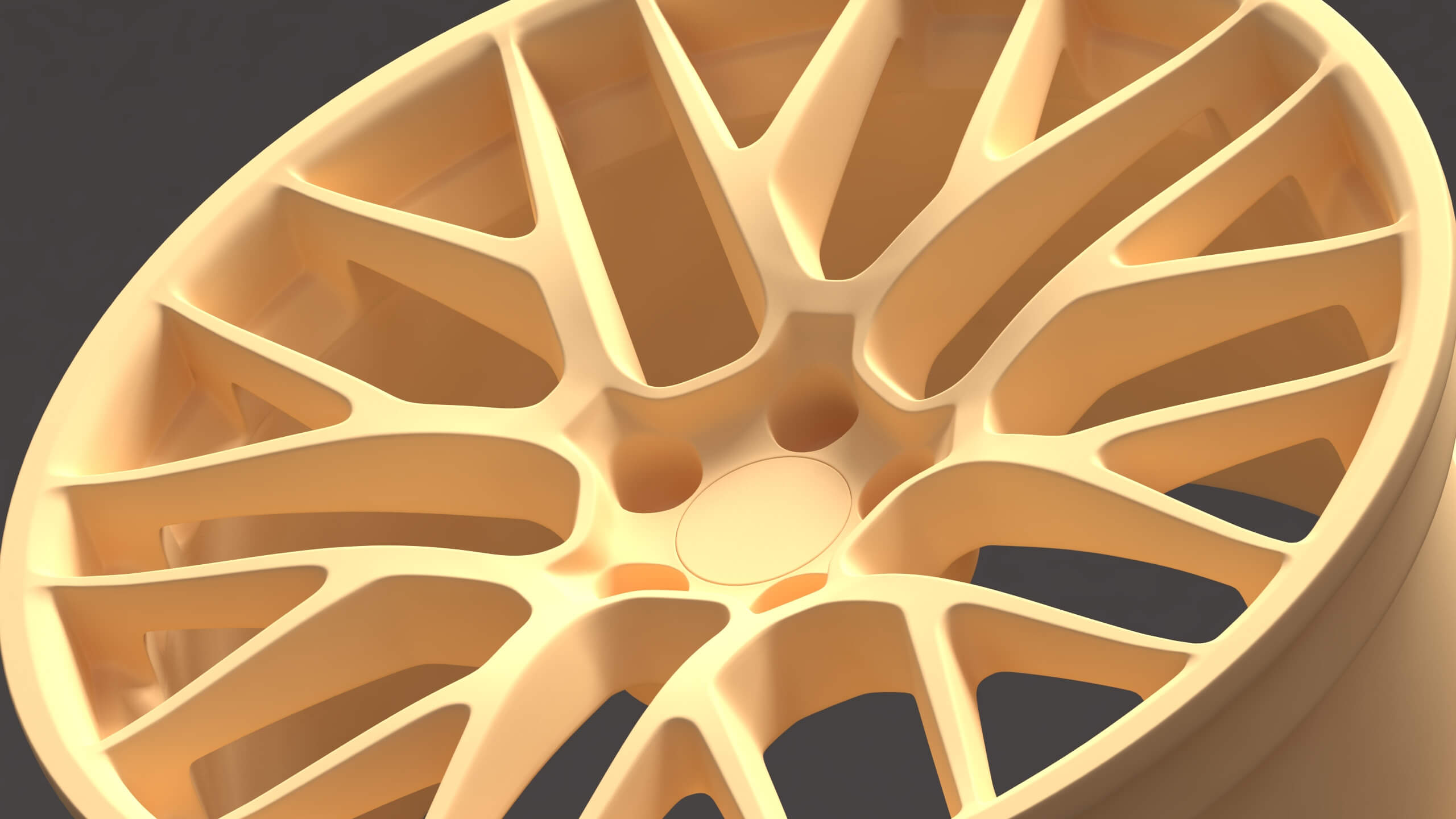 Macan RS Spyder Design Rim - 3D Print Model by bayazoff