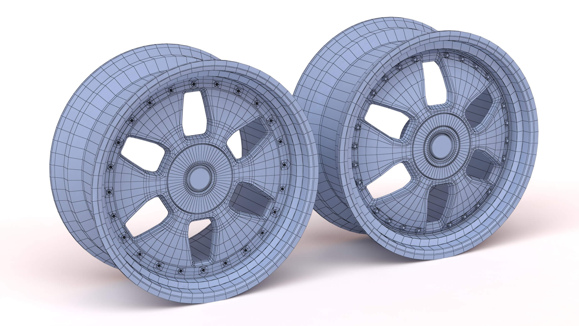 Mae Crown Jewel Rims Two Versions - 3D Print Model by bayazoff