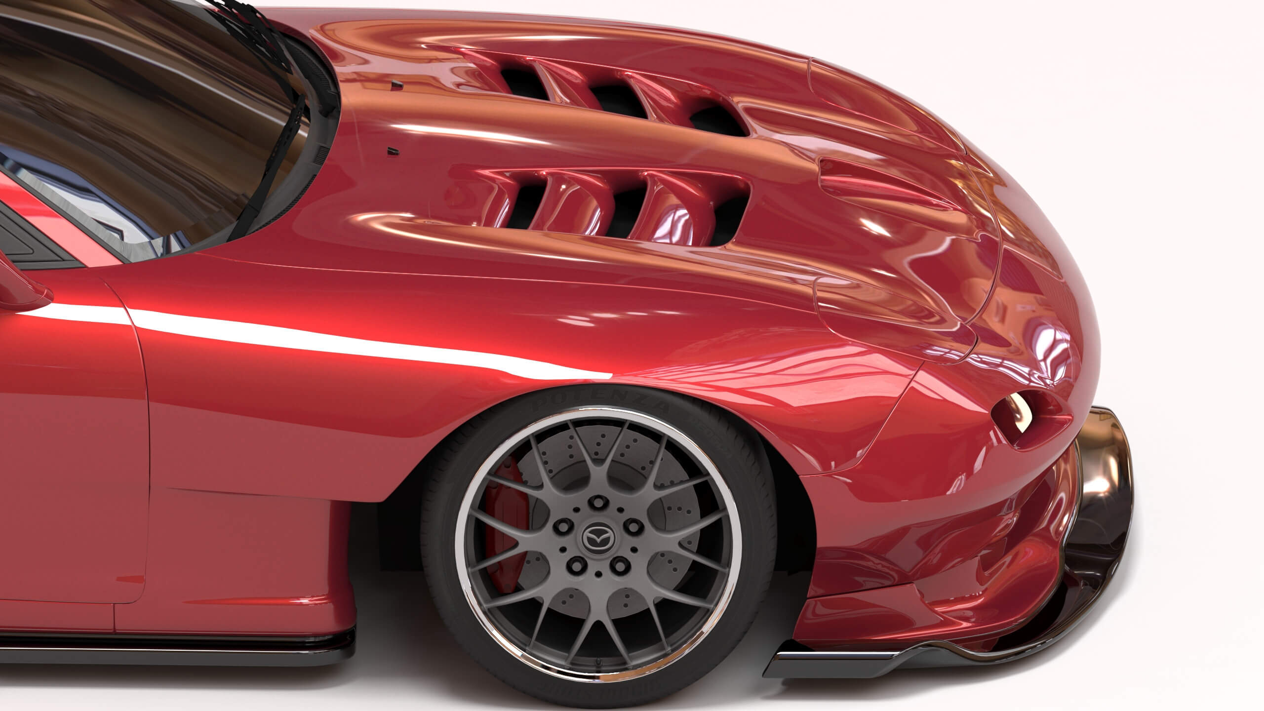 Mazda RX-7 Custom Body Kit Printable 3D Model by bayazoff