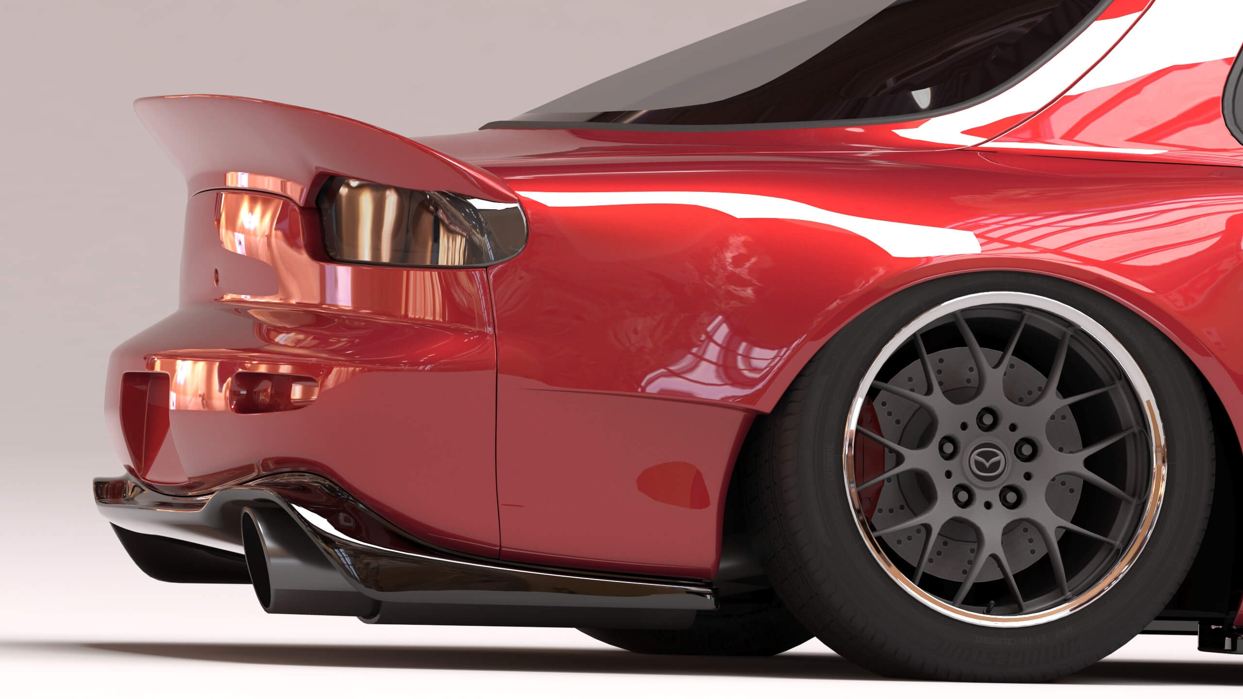 Mazda RX-7 Custom Body Kit Printable 3D Model by bayazoff