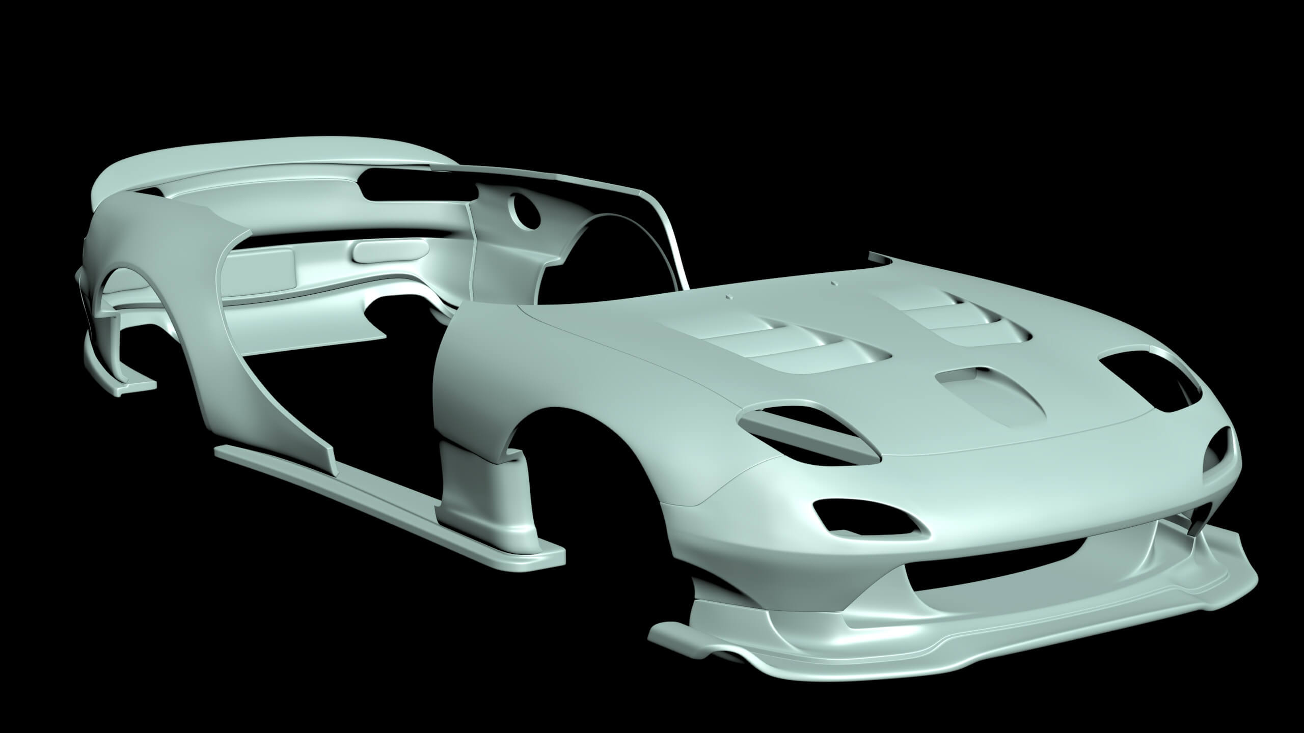 Mazda RX-7 Custom Body Kit Printable 3D Model by bayazoff