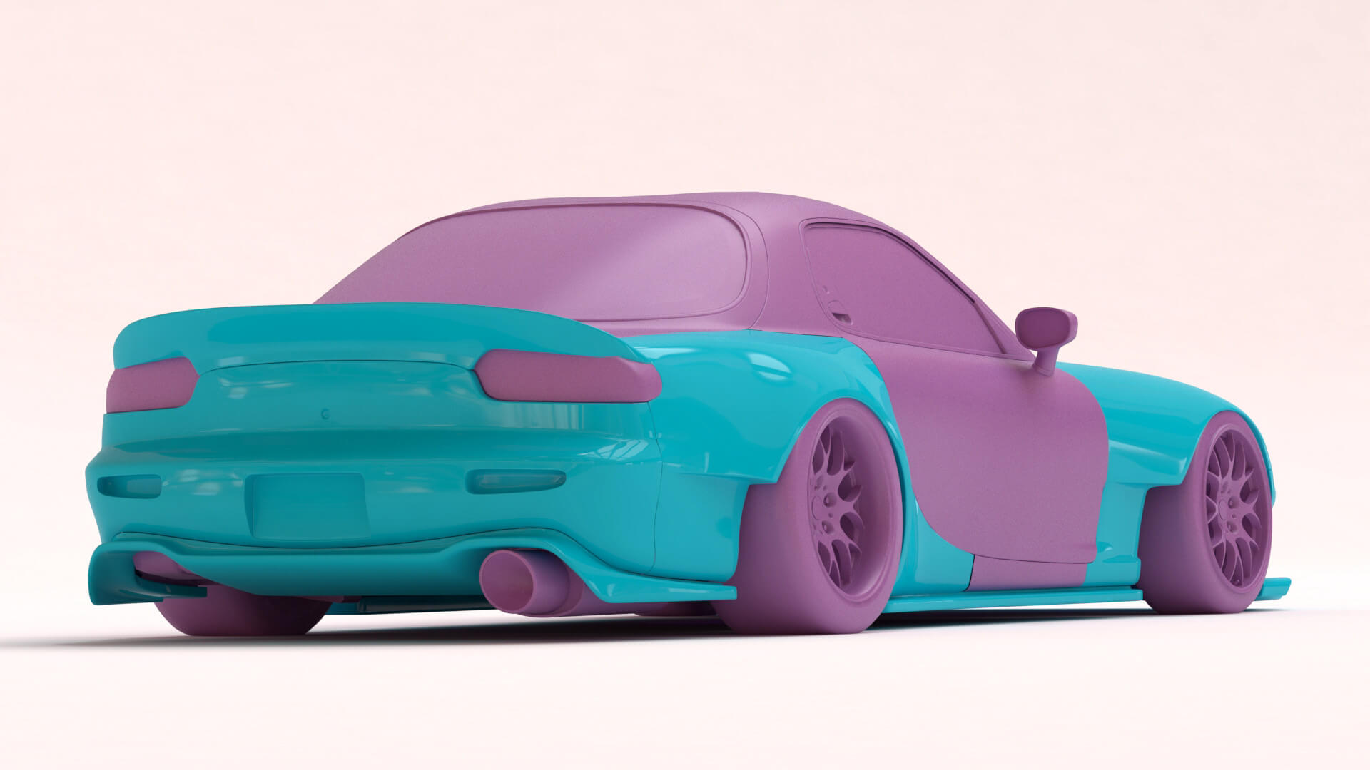 Mazda RX-7 Custom Body Kit Printable 3D Model by bayazoff