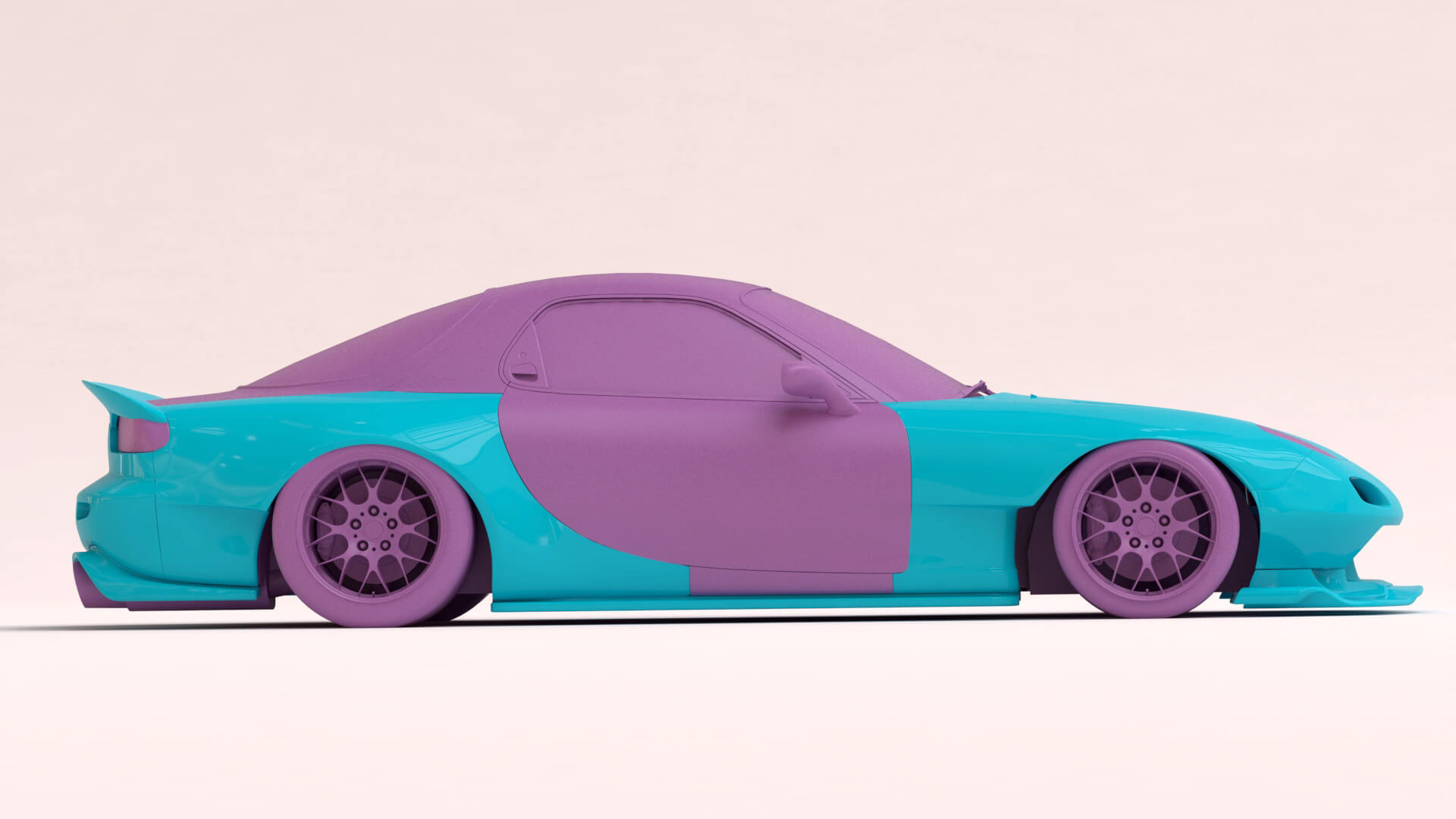 Mazda RX-7 Custom Body Kit Printable 3D Model by bayazoff
