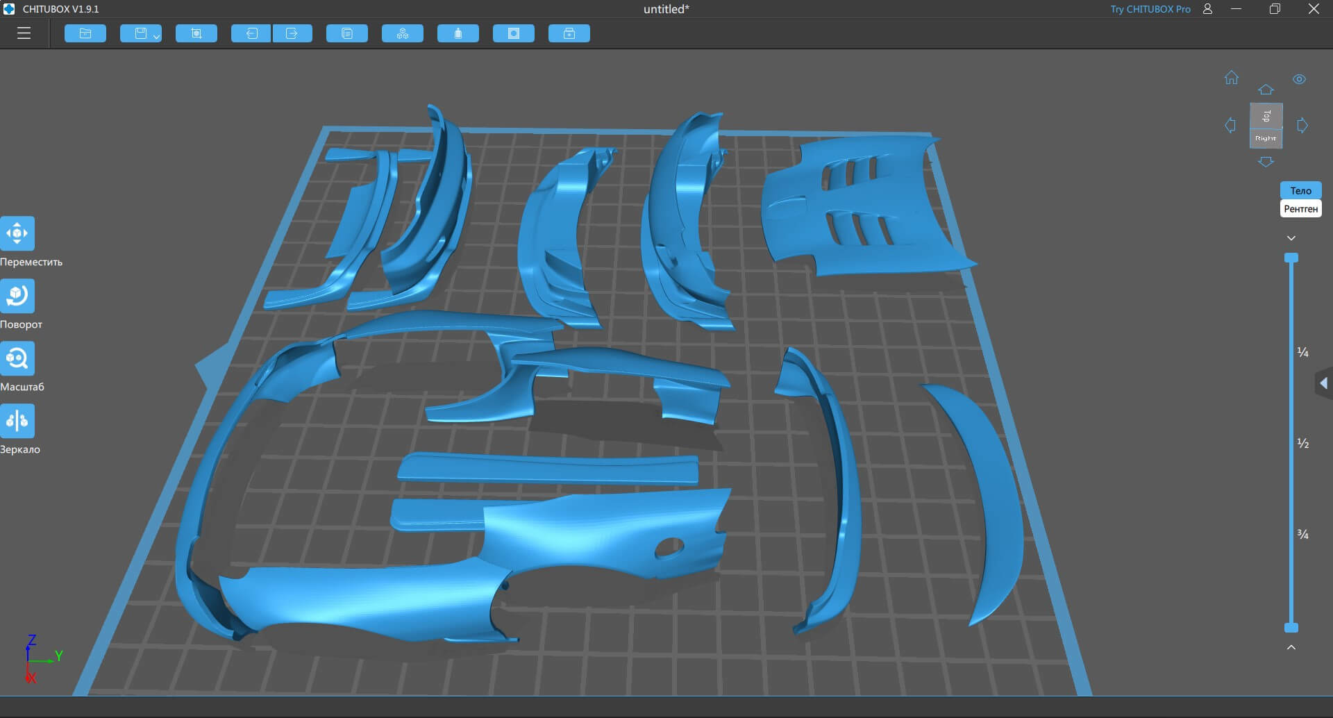 Mazda RX-7 Custom Body Kit Printable 3D Model by bayazoff