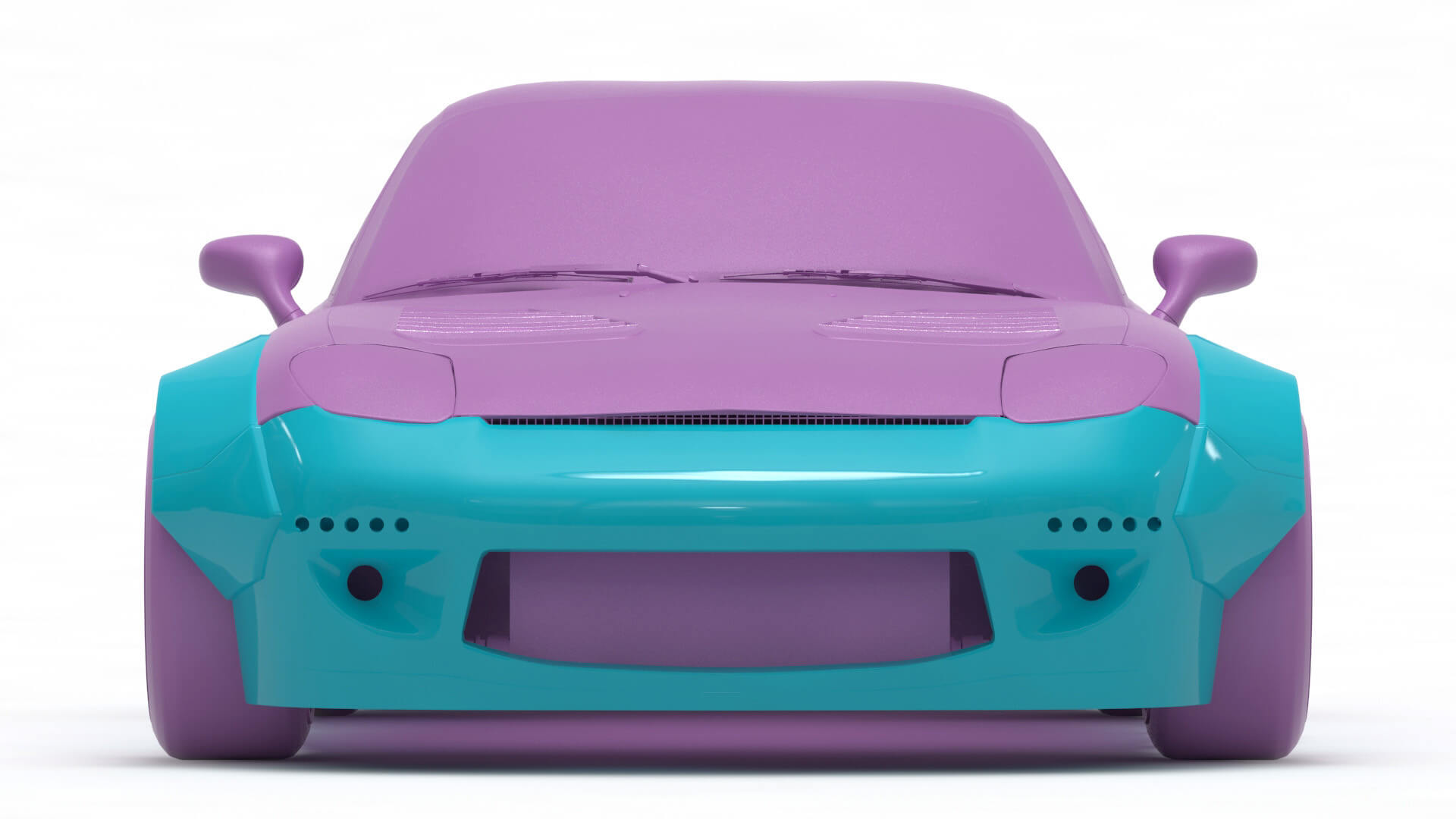 Mazda RX7 Rocket Bunny Print Kit - 3D Model by bayazoff