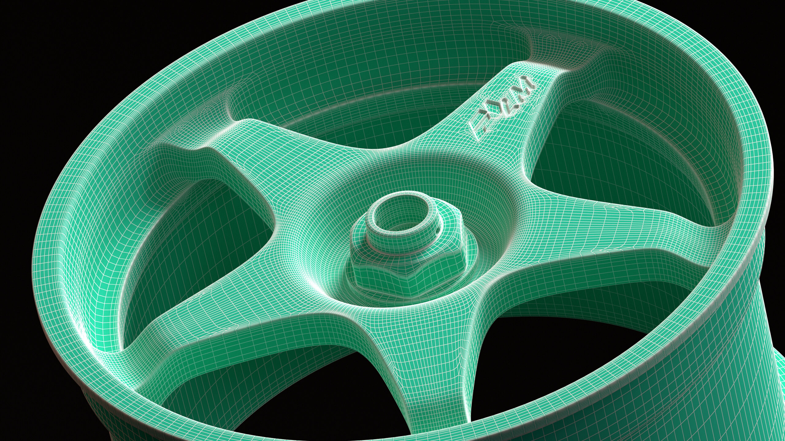 McLaren F1 LM Wheels - 3D Print Model by bayazoff