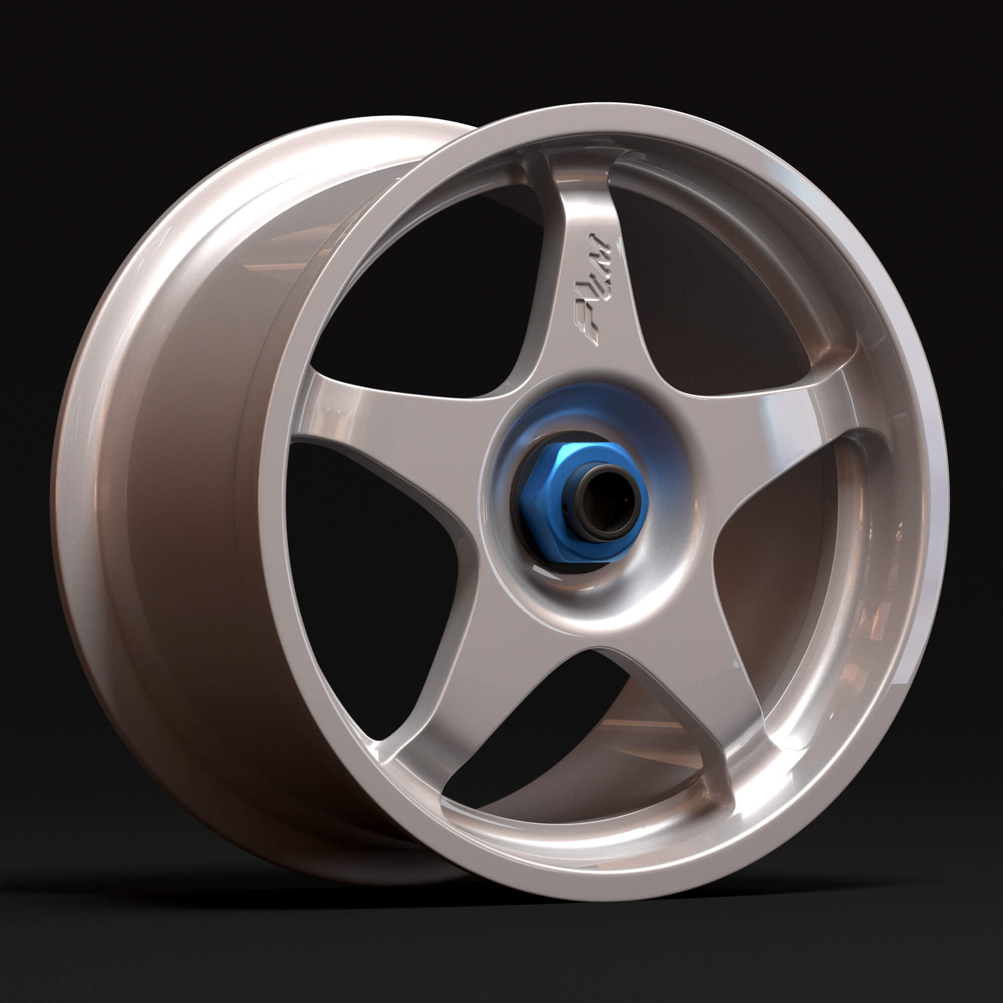 McLaren F1 LM Wheels - 3D Print Model by bayazoff