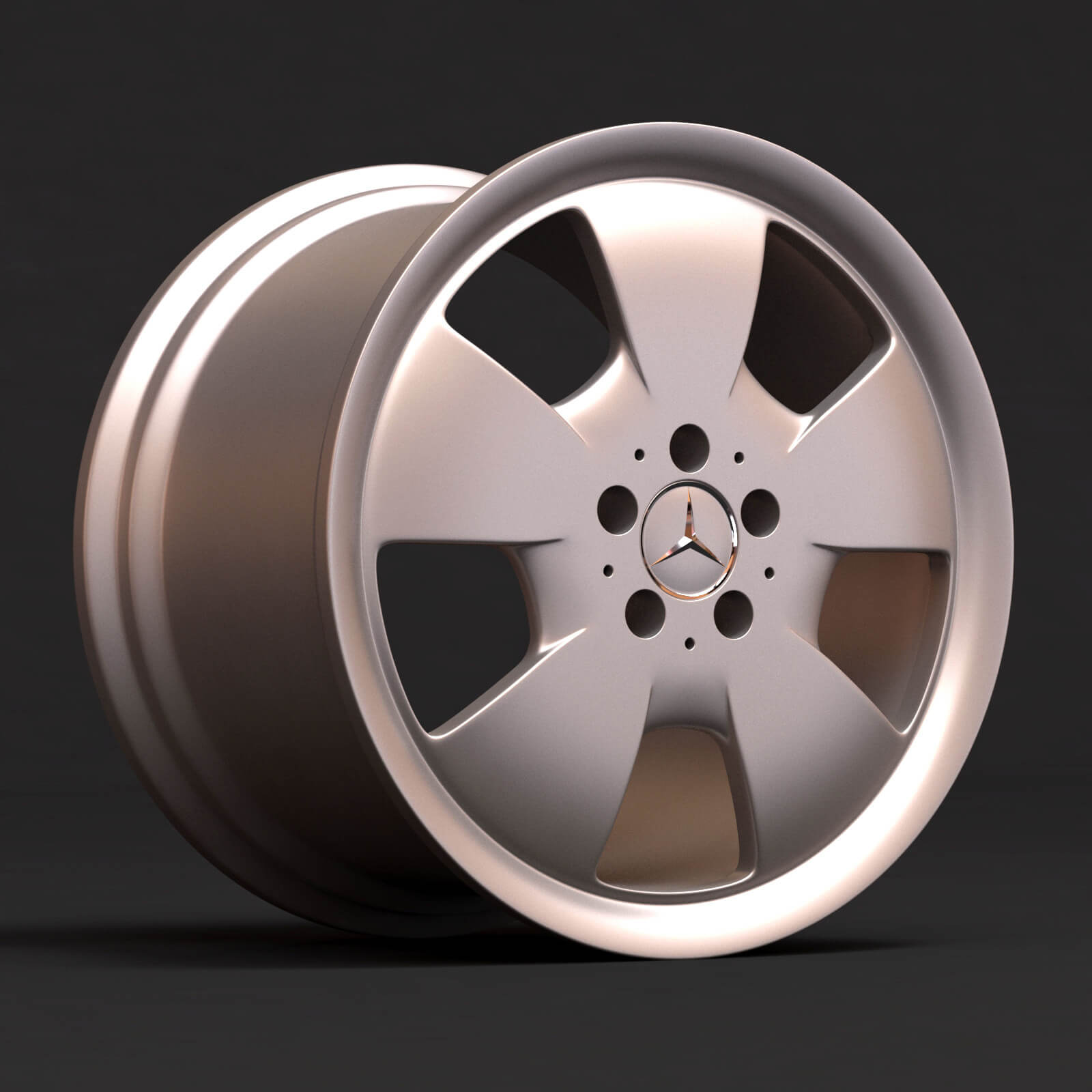 Mercedes AMG Albali Wheel Printable - 3D Model by bayazoff