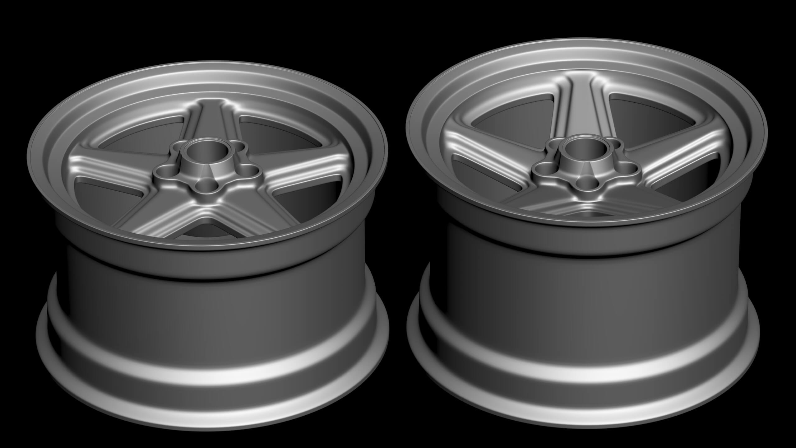 Mercedes AMG Penta Wheel Printable - 3D Model by bayazoff