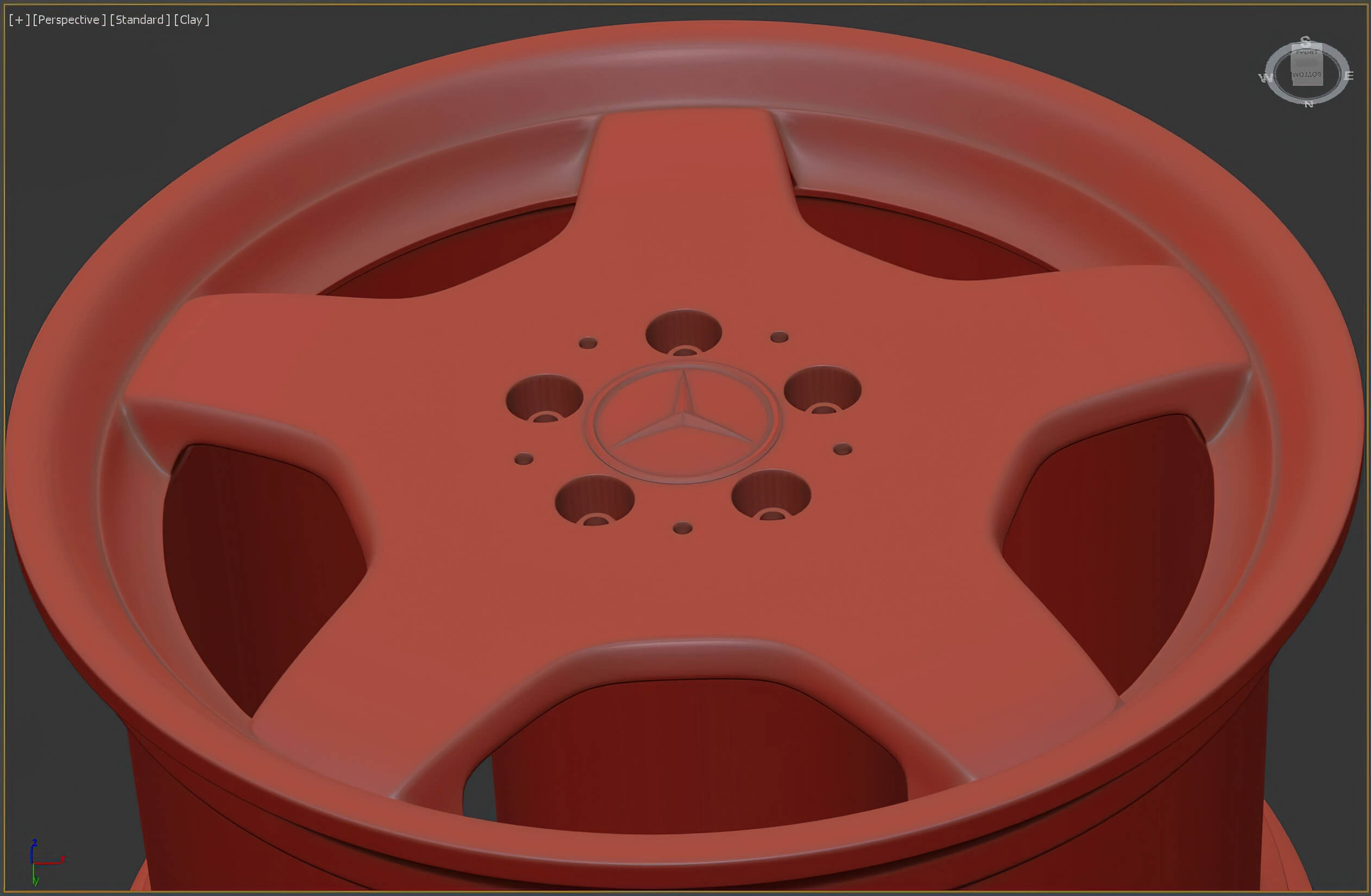 Mercedes-Benz AMG I Monoblock Printable 3D Model by bayazoff