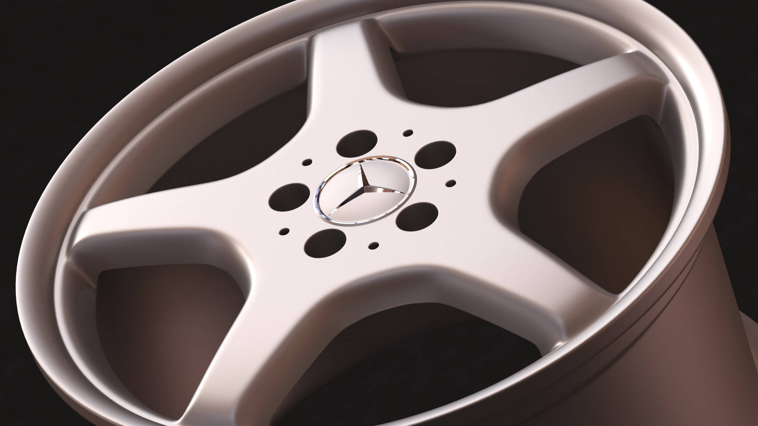 Mercedes-Benz AMG III Rim 3D Model by bayazoff