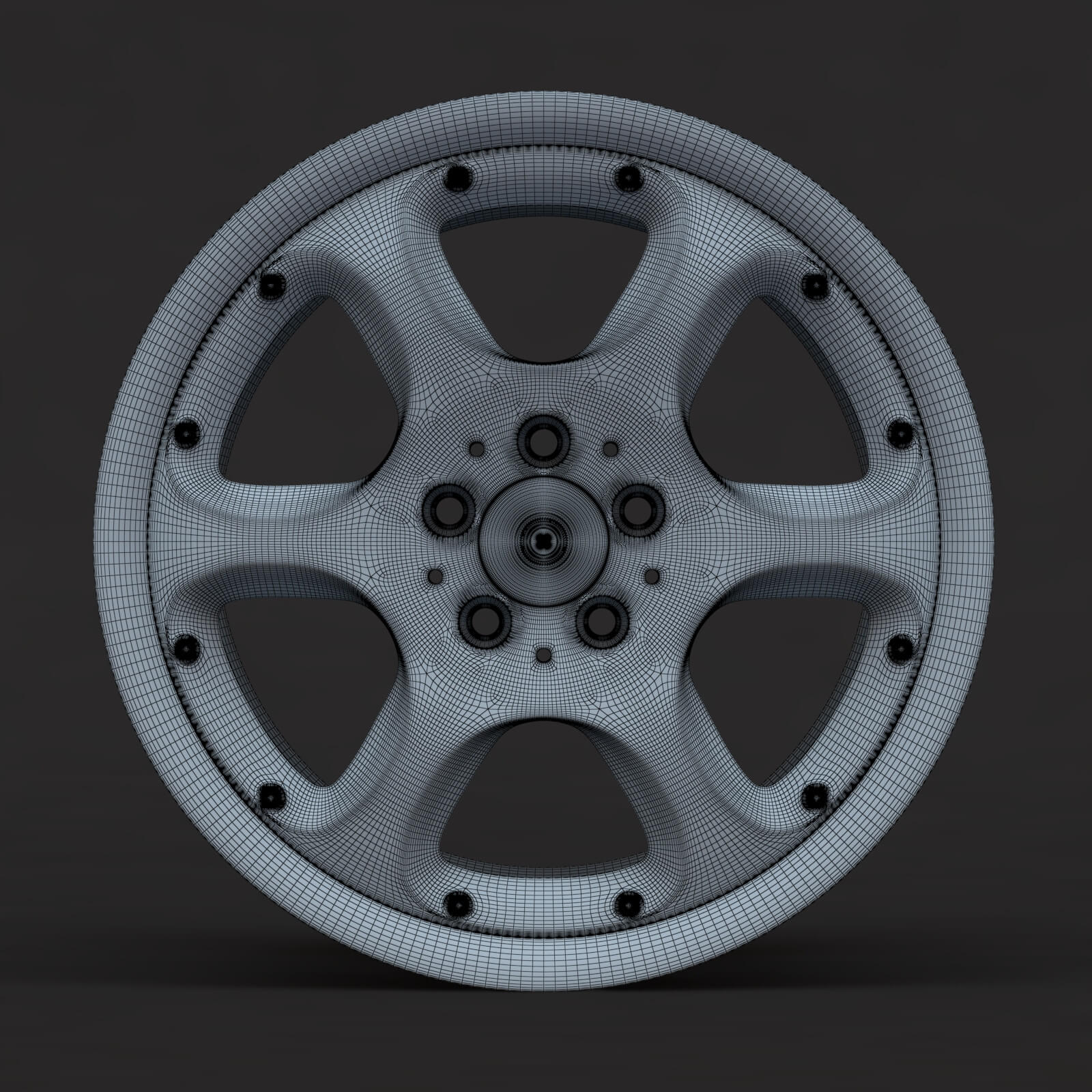 Mercedes-Benz Silver Arrow Wheel 3D Print Model by bayazoff