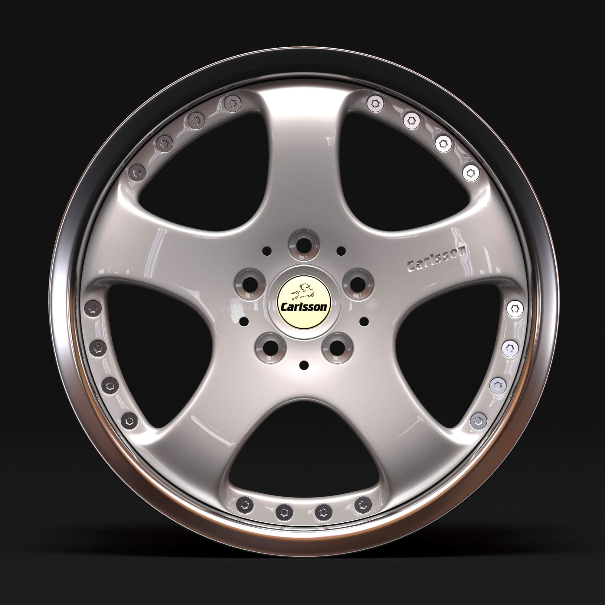 Mercedes Carlsson Wheels - 3D Model by bayazoff