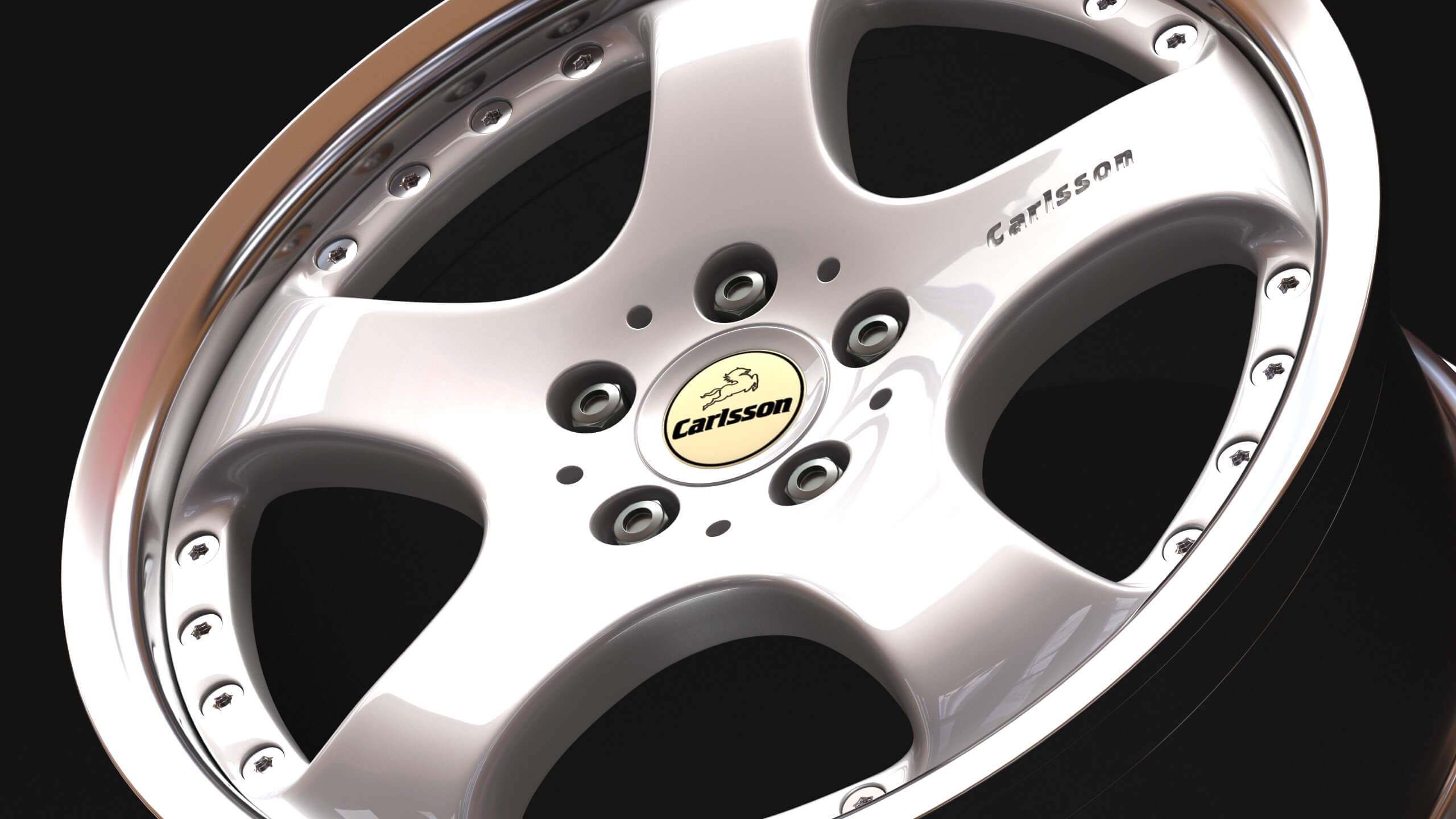 Mercedes Carlsson Wheels - 3D Print Model by bayazoff