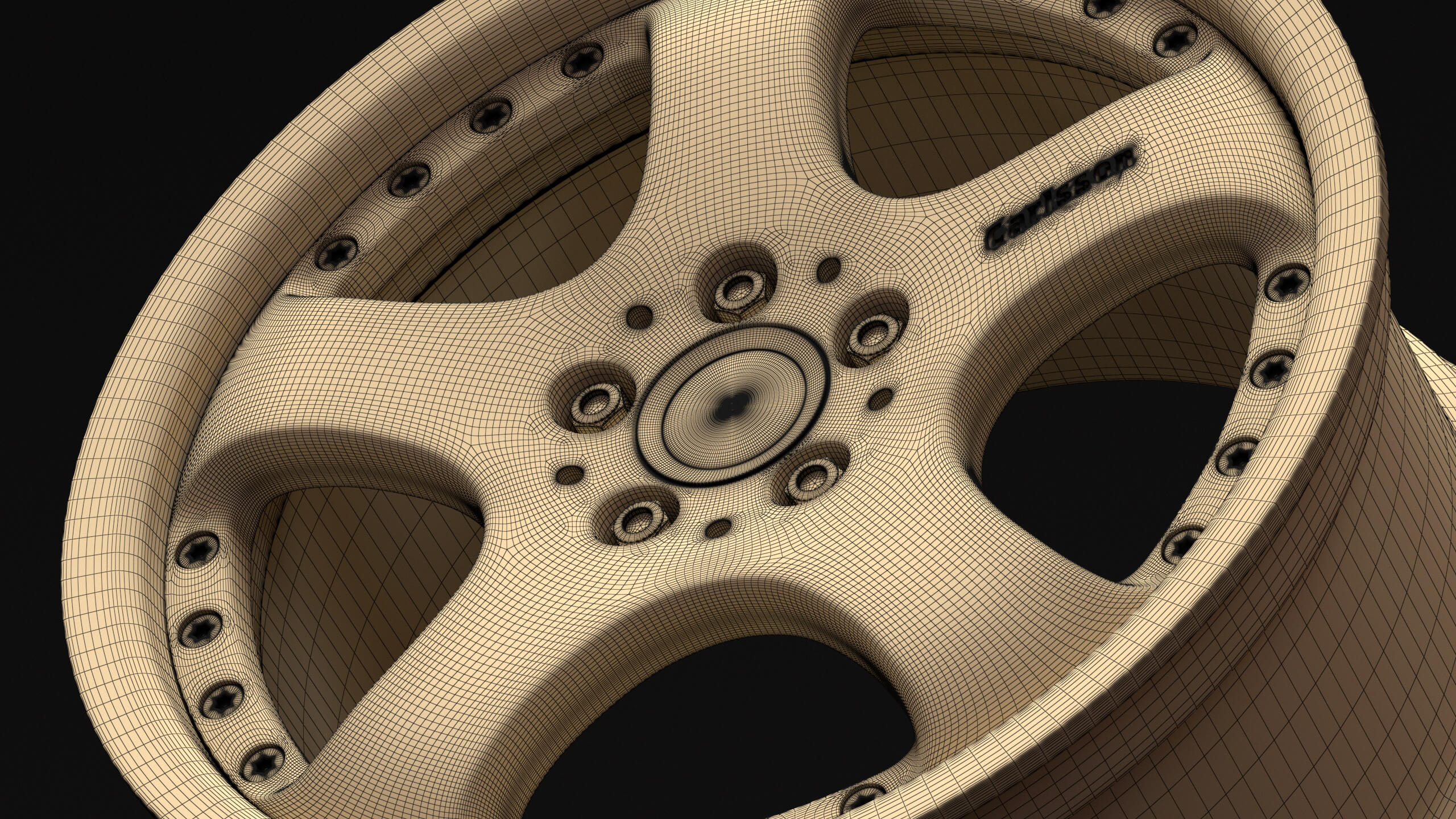 Mercedes Carlsson Wheels - 3D Model by bayazoff