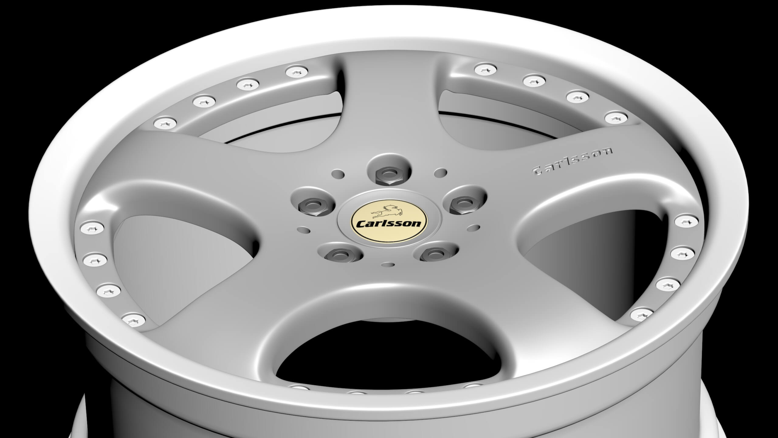 Mercedes Carlsson Wheels - 3D Print Model by bayazoff