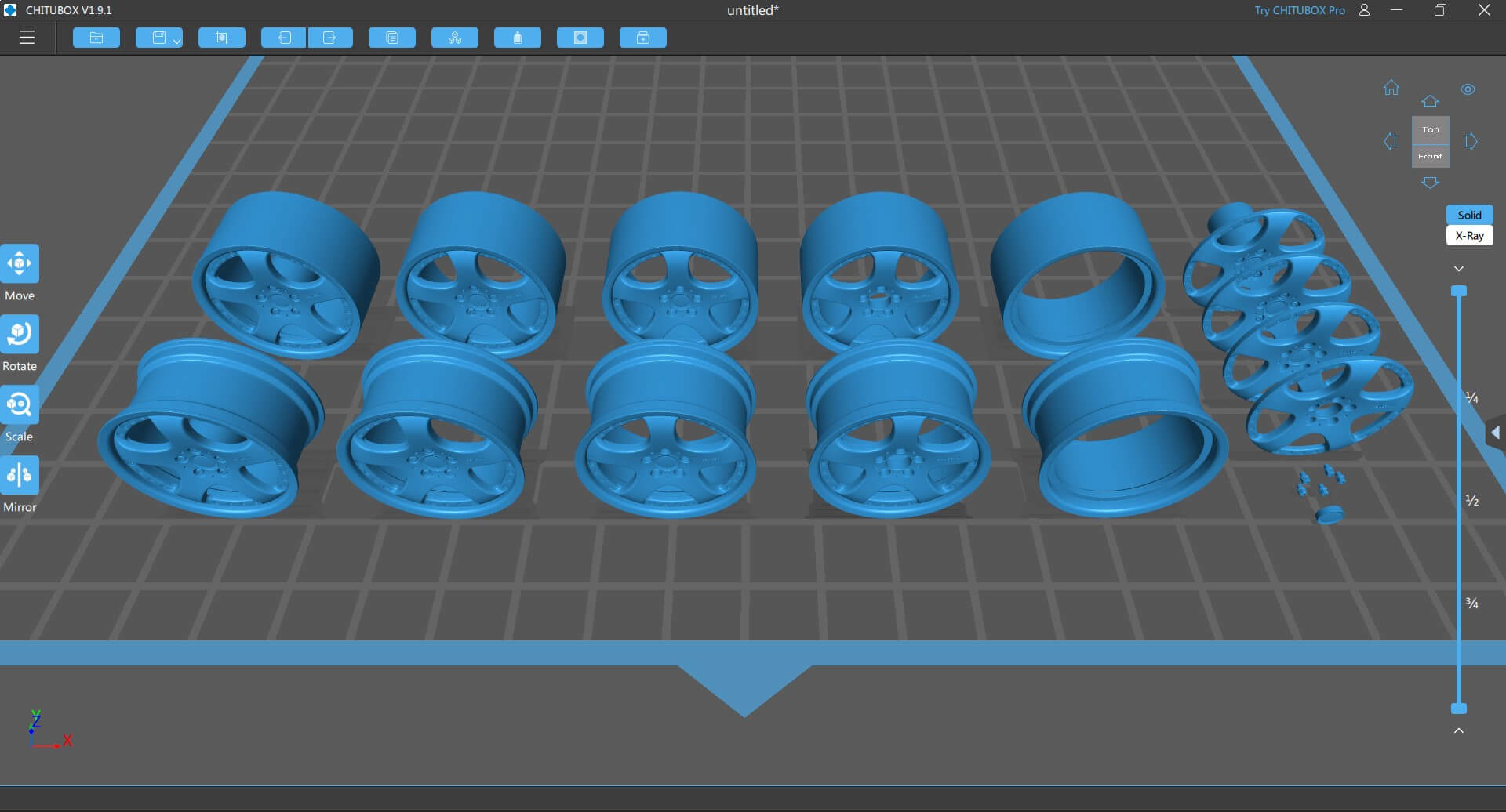 Mercedes Carlsson Wheels - 3D Print Model by bayazoff