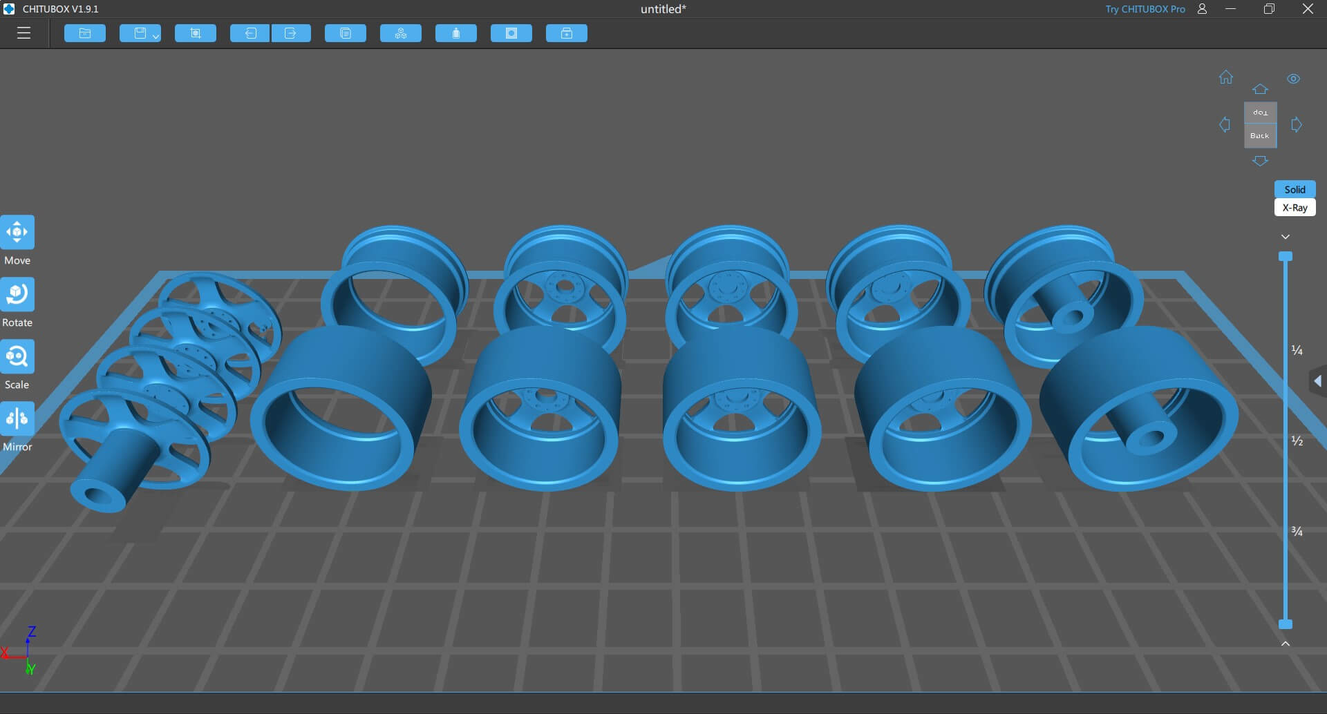 Mercedes Carlsson Wheels - 3D Print Model by bayazoff