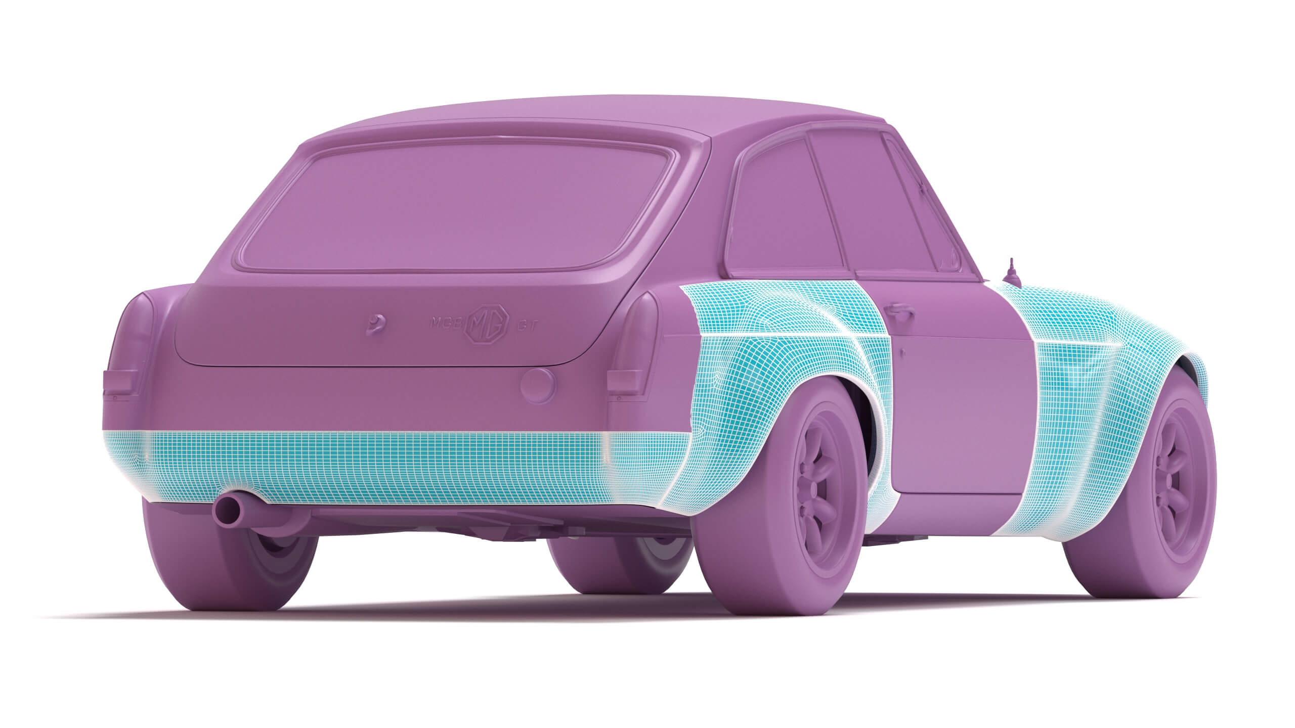 MGB Sebring Wing and Balance Kit - 3D Model by bayazoff