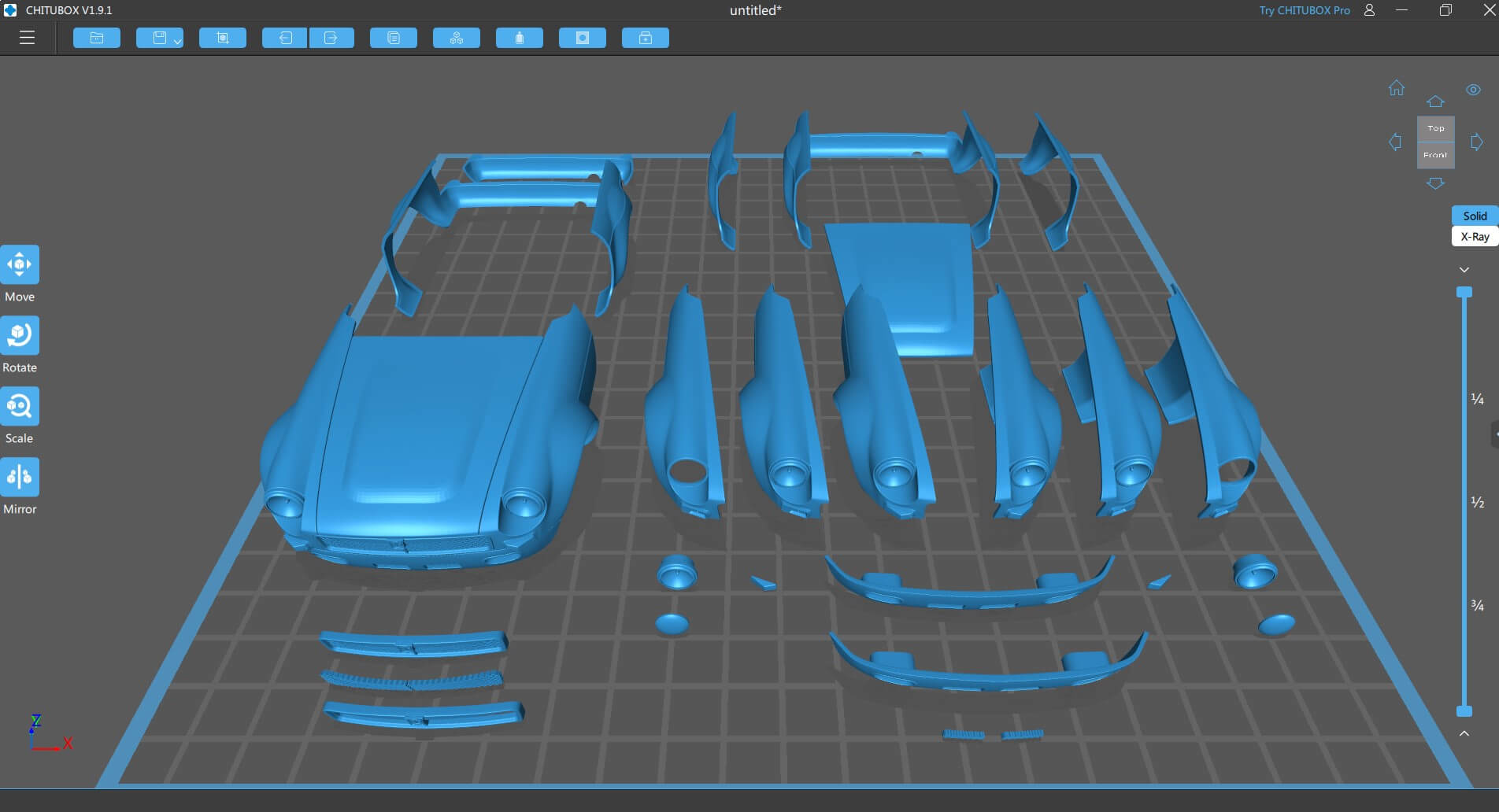 MGB Sebring Wing and Balance Kit - 3D Model by bayazoff