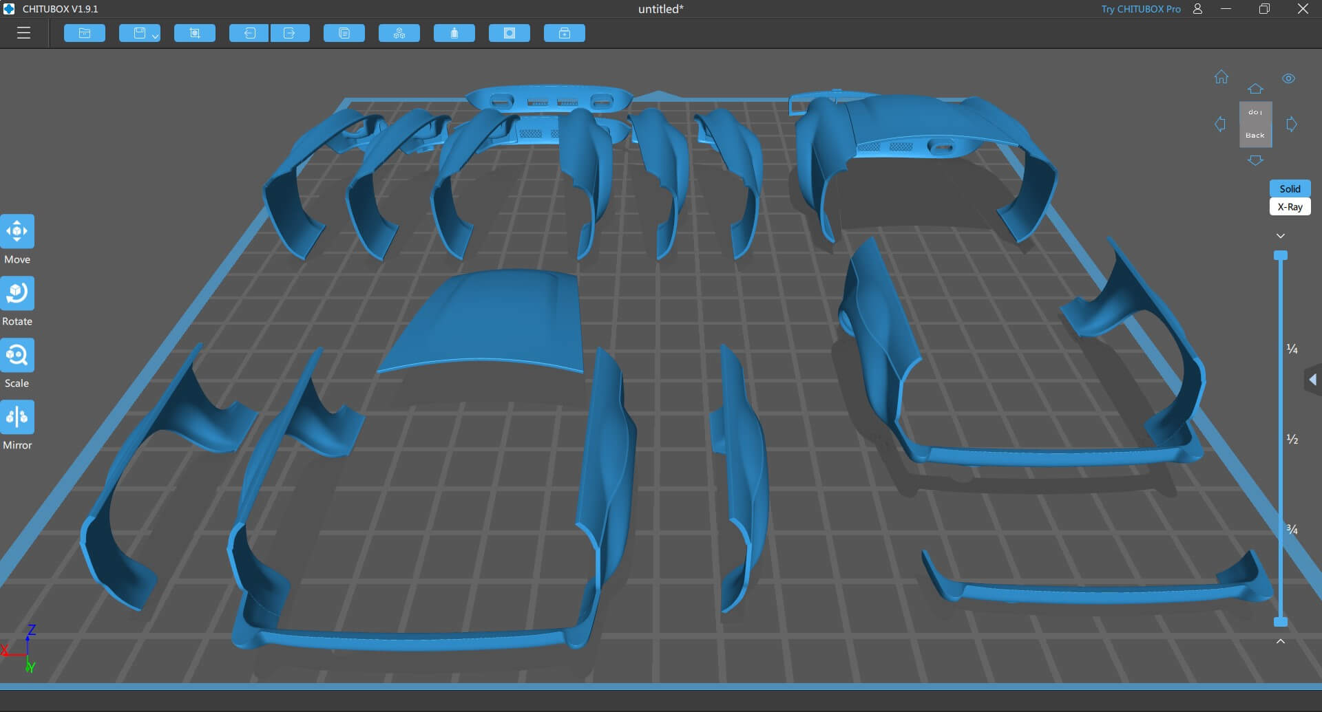 MGB Sebring Wing and Balance Kit - 3D Model by bayazoff