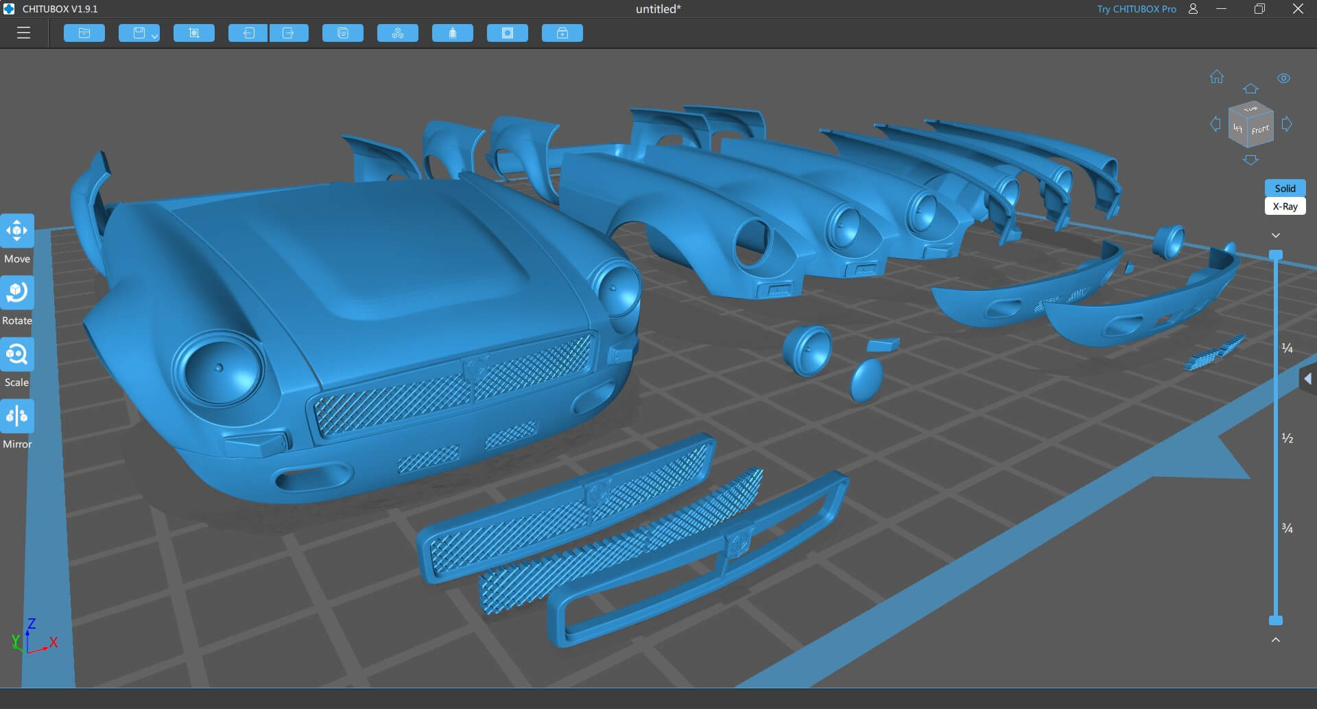 MGB Sebring Wing and Balance Kit - 3D Model by bayazoff