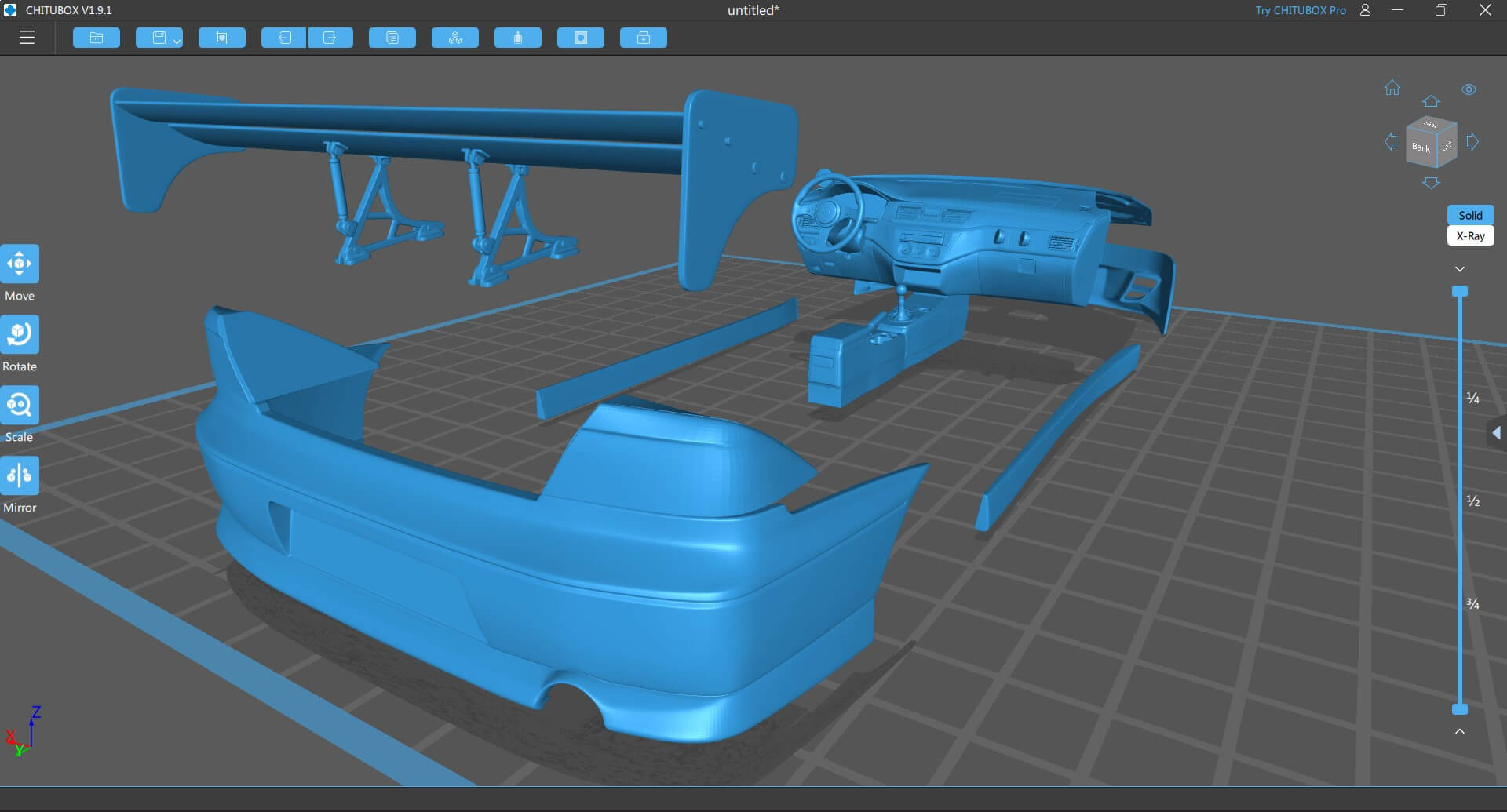 Mitsubishi Lancer VII Damd Body Kit and Addons - 3D Model by bayazoff