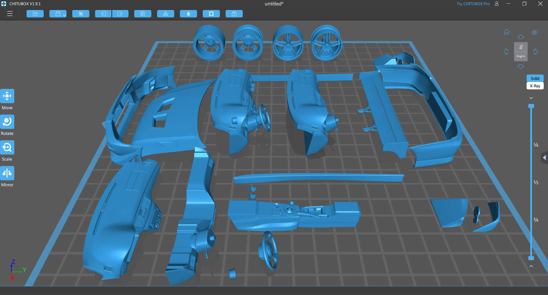 Mitsubishi Lancer VII Damd Body Kit and Addons - 3D Model by bayazoff