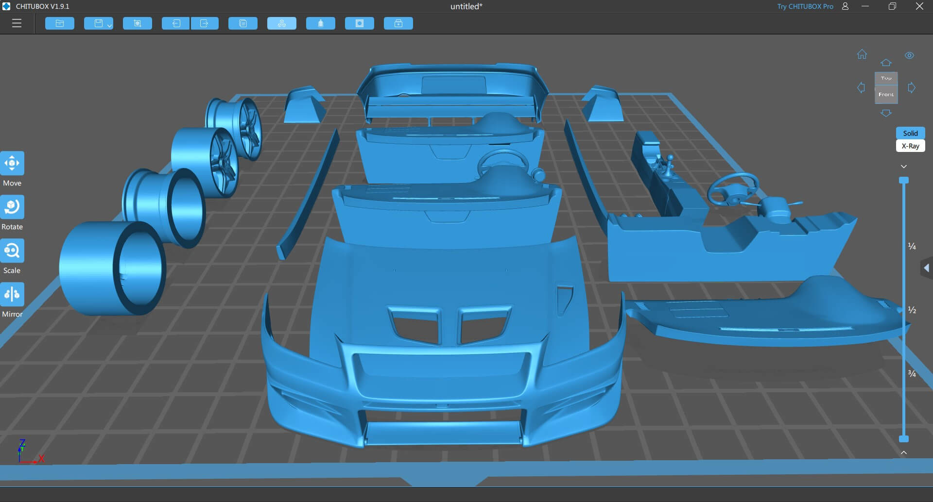 Mitsubishi Lancer VII Damd Body Kit and Addons - 3D Model by bayazoff