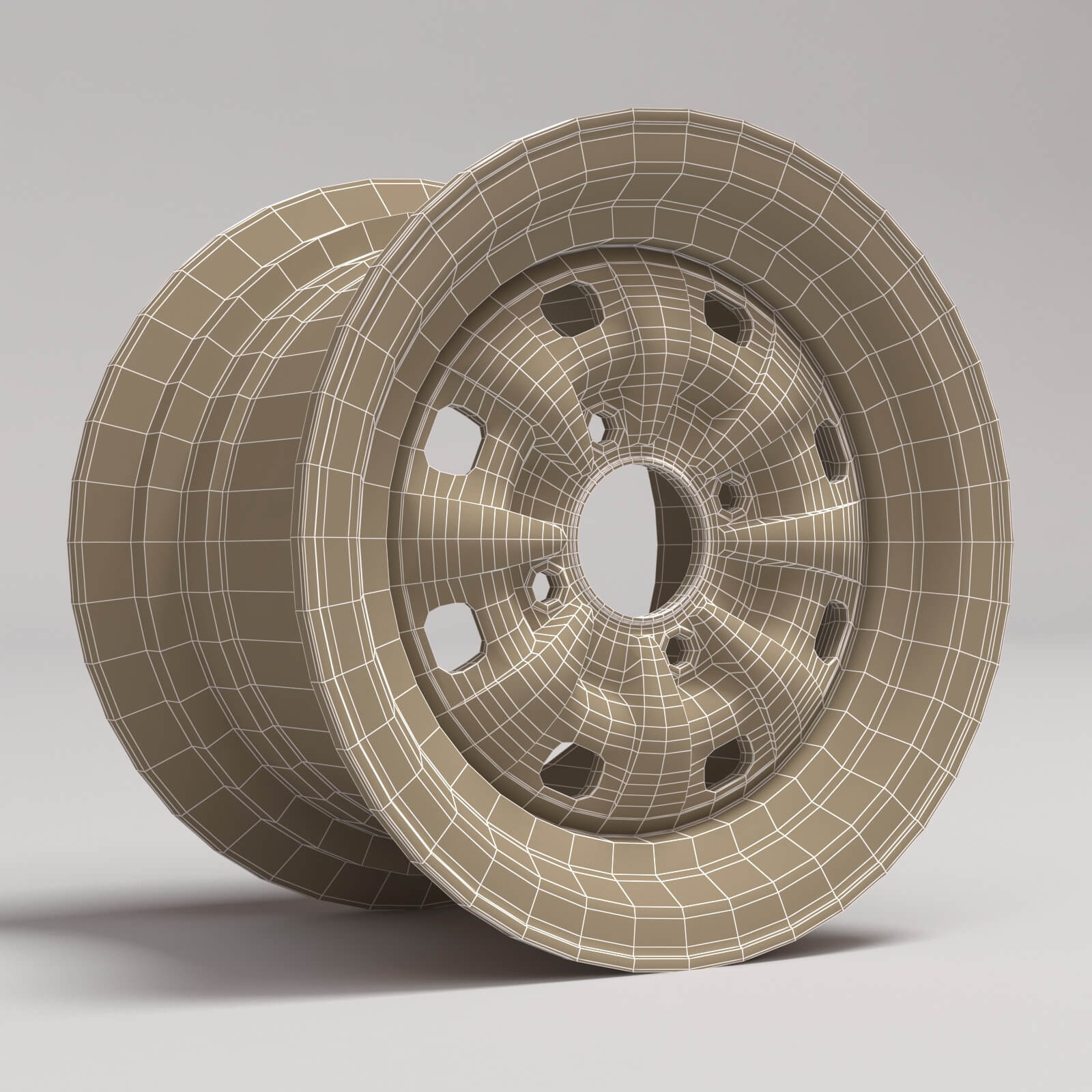 MK1 Escort Mexico Steel Wheels Printable - 3D Model by bayazoff