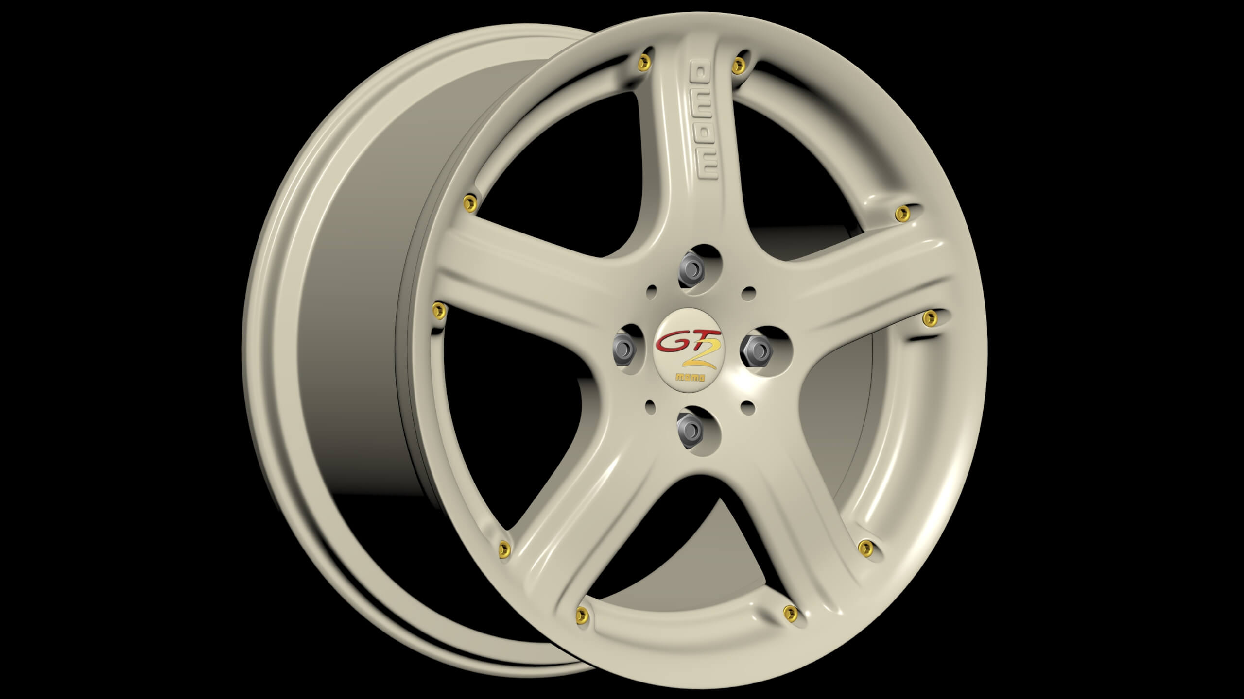 MOMO GT2 Wheels - 3D Model by bayazoff