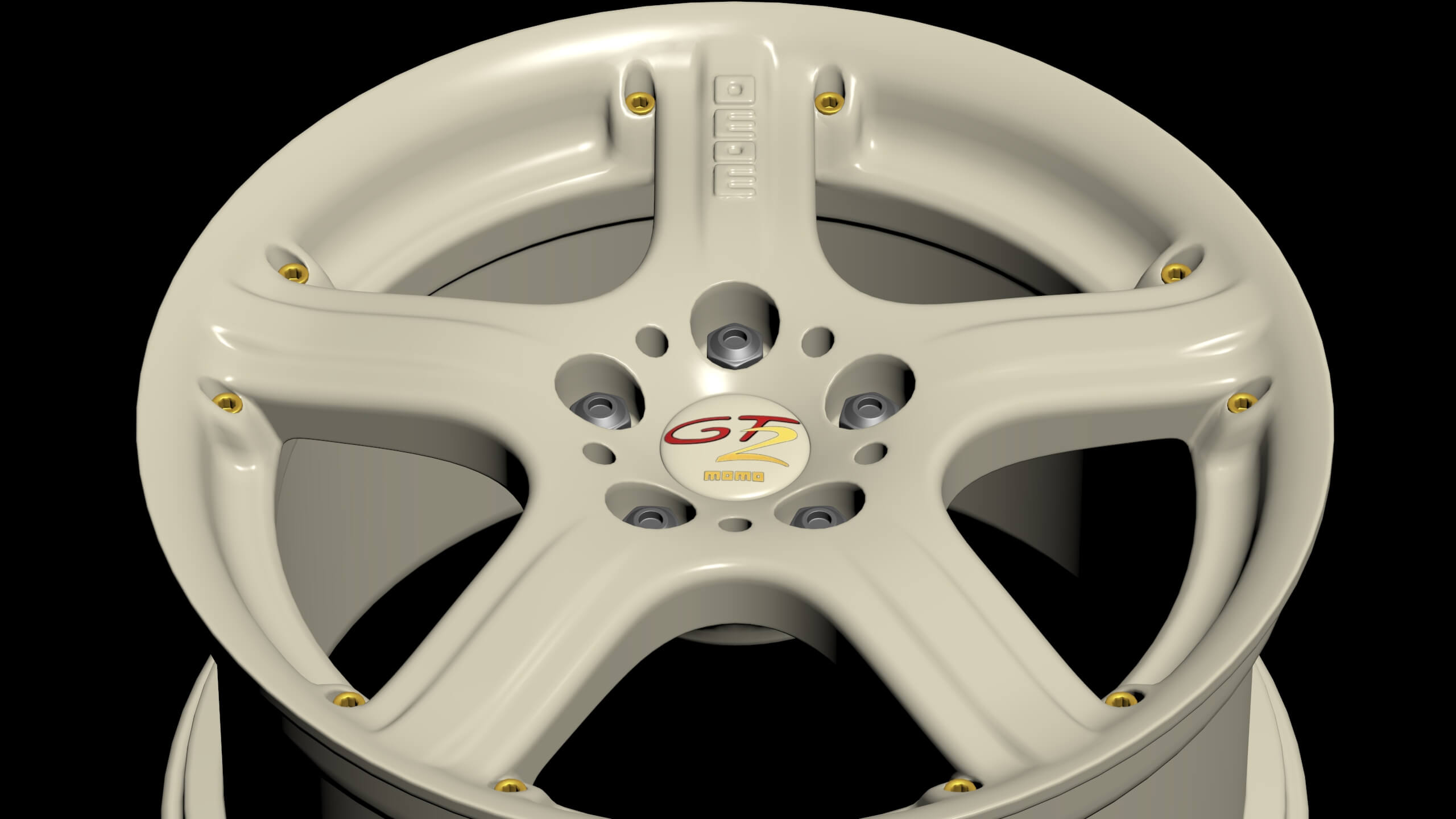 MOMO GT2 Wheels - 3D Model by bayazoff