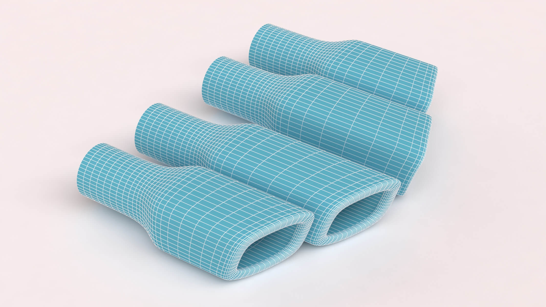 Muffler Pack 01 Printable - 3D Model by bayazoff