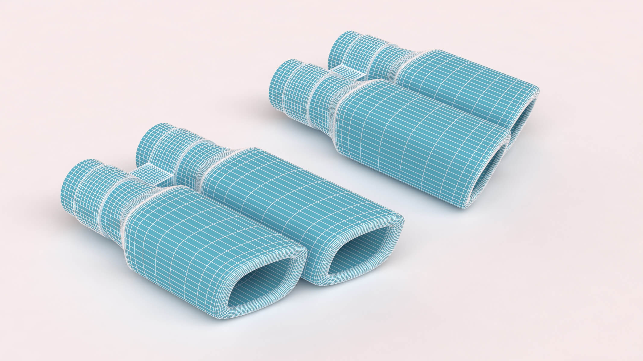Muffler Pack 02 Printable - 3D Model by bayazoff