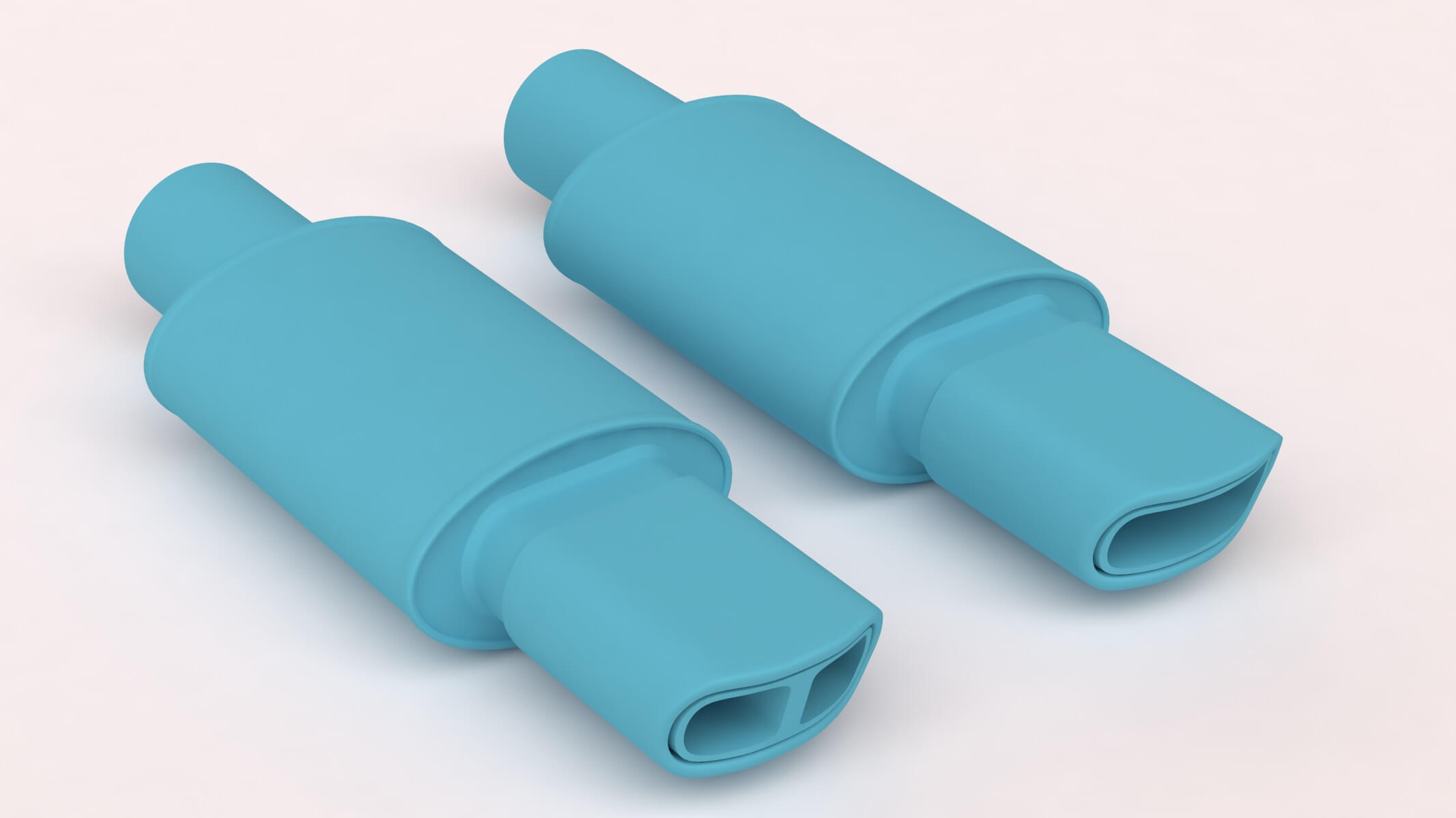 Muffler Pack 02 Printable - 3D Model by bayazoff