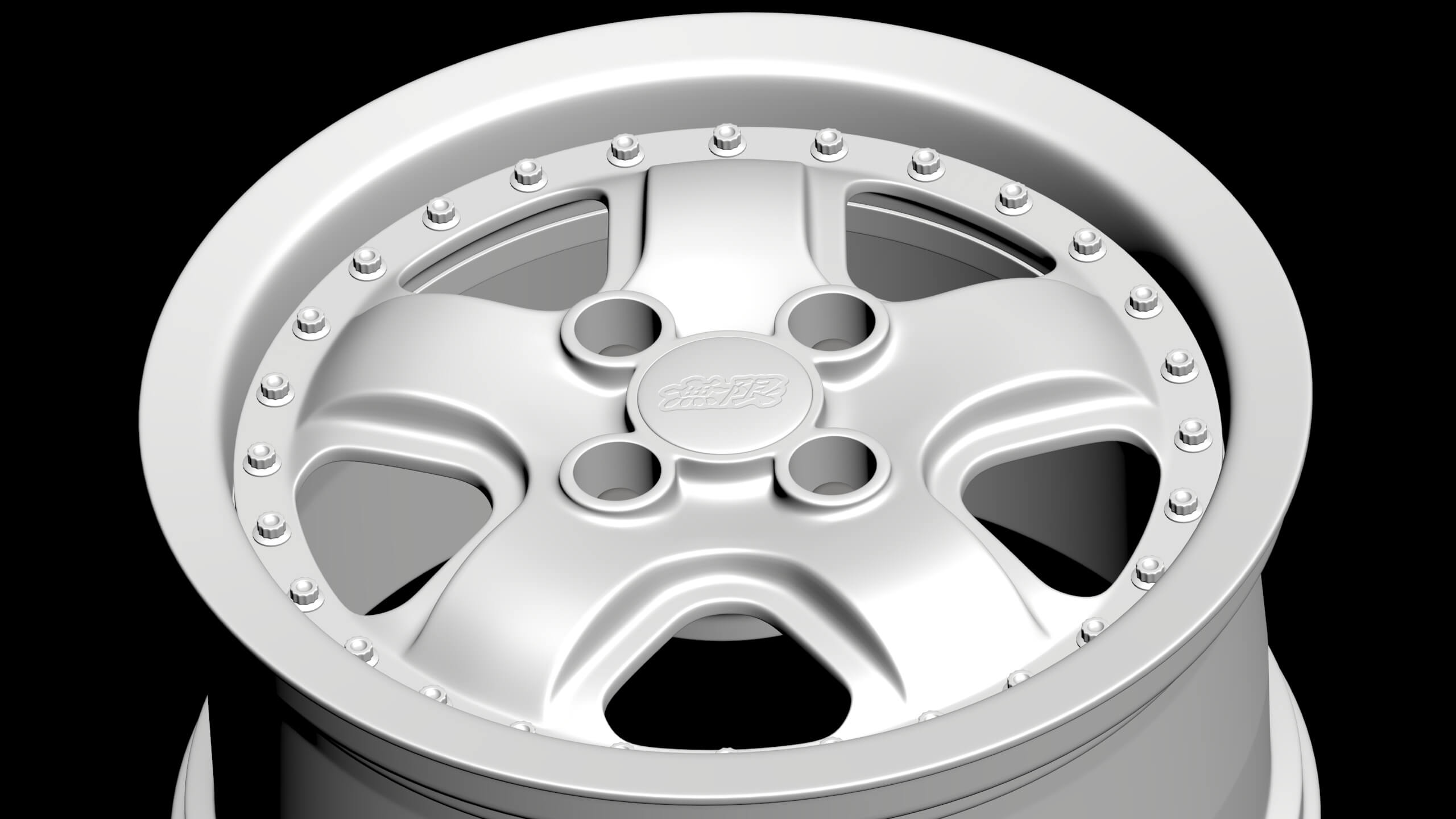 Mugen MR5 M2 Wheels - 3D Print Model by bayazoff