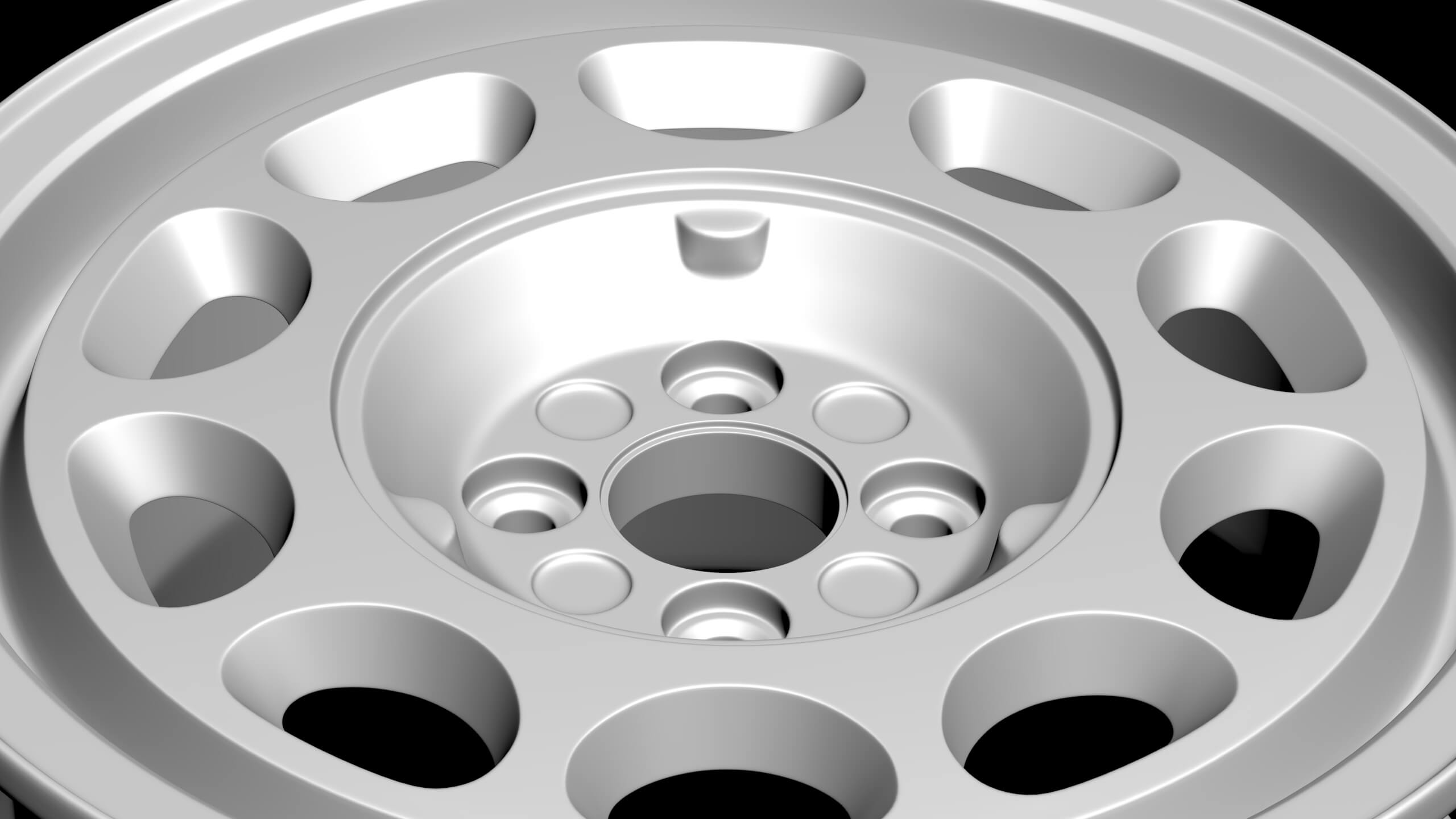 Mustang Foxbody OEM LX Wheels - 3D Model by bayazoff