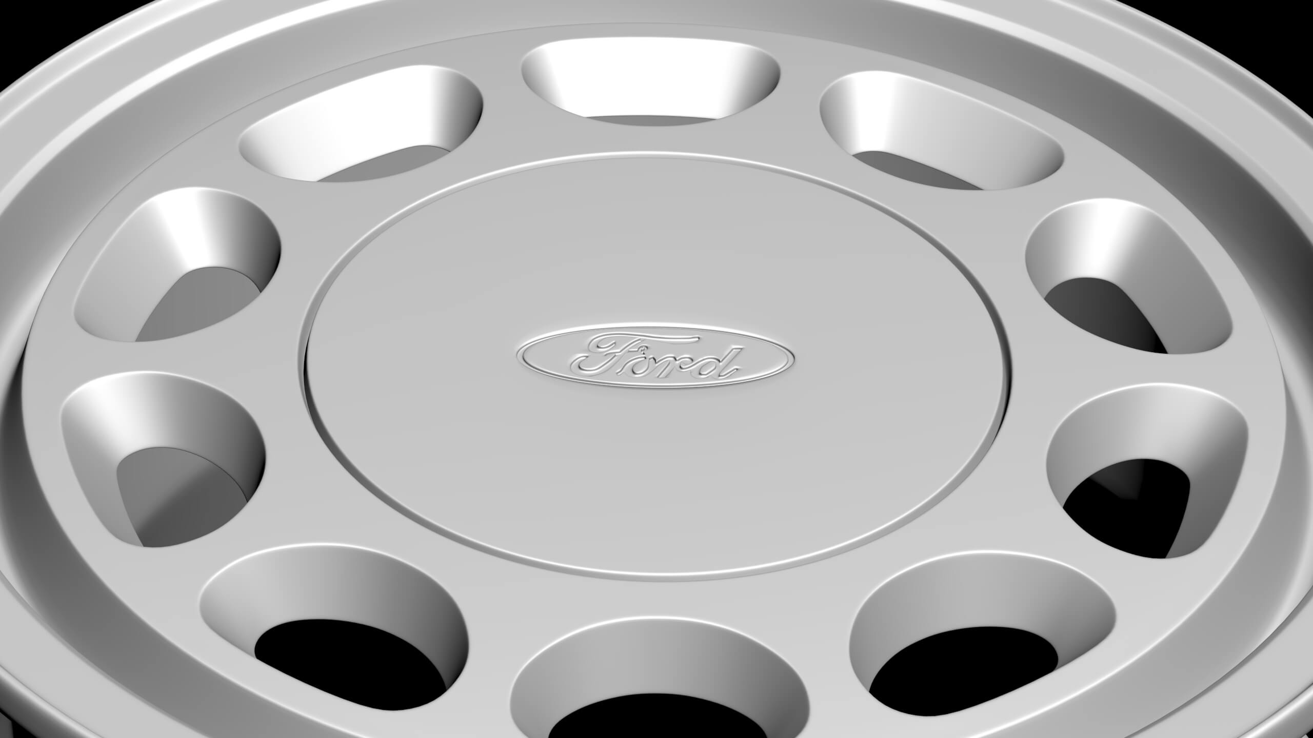 Mustang Foxbody OEM LX Wheels - 3D Model by bayazoff