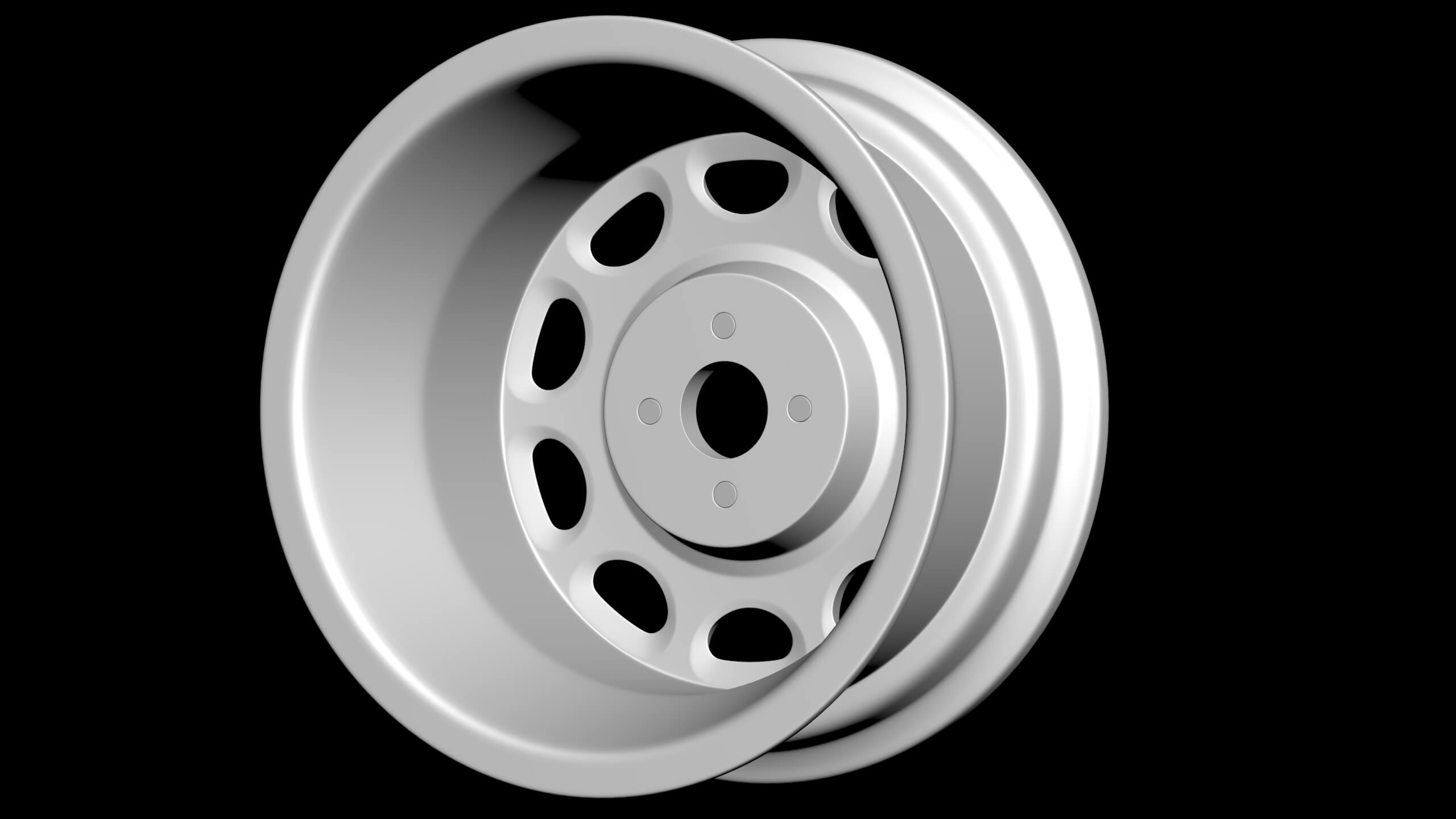 Mustang Foxbody OEM LX Wheels - 3D Model by bayazoff