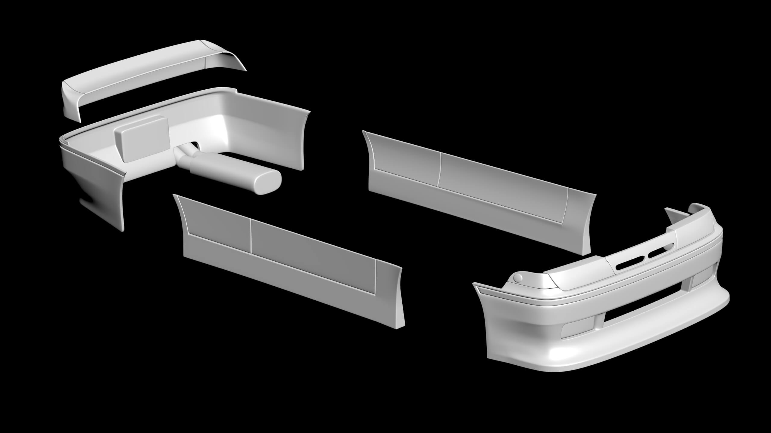 Nissan Cefiro A31 Diana Body Kit Printable - 3D Model by bayazoff